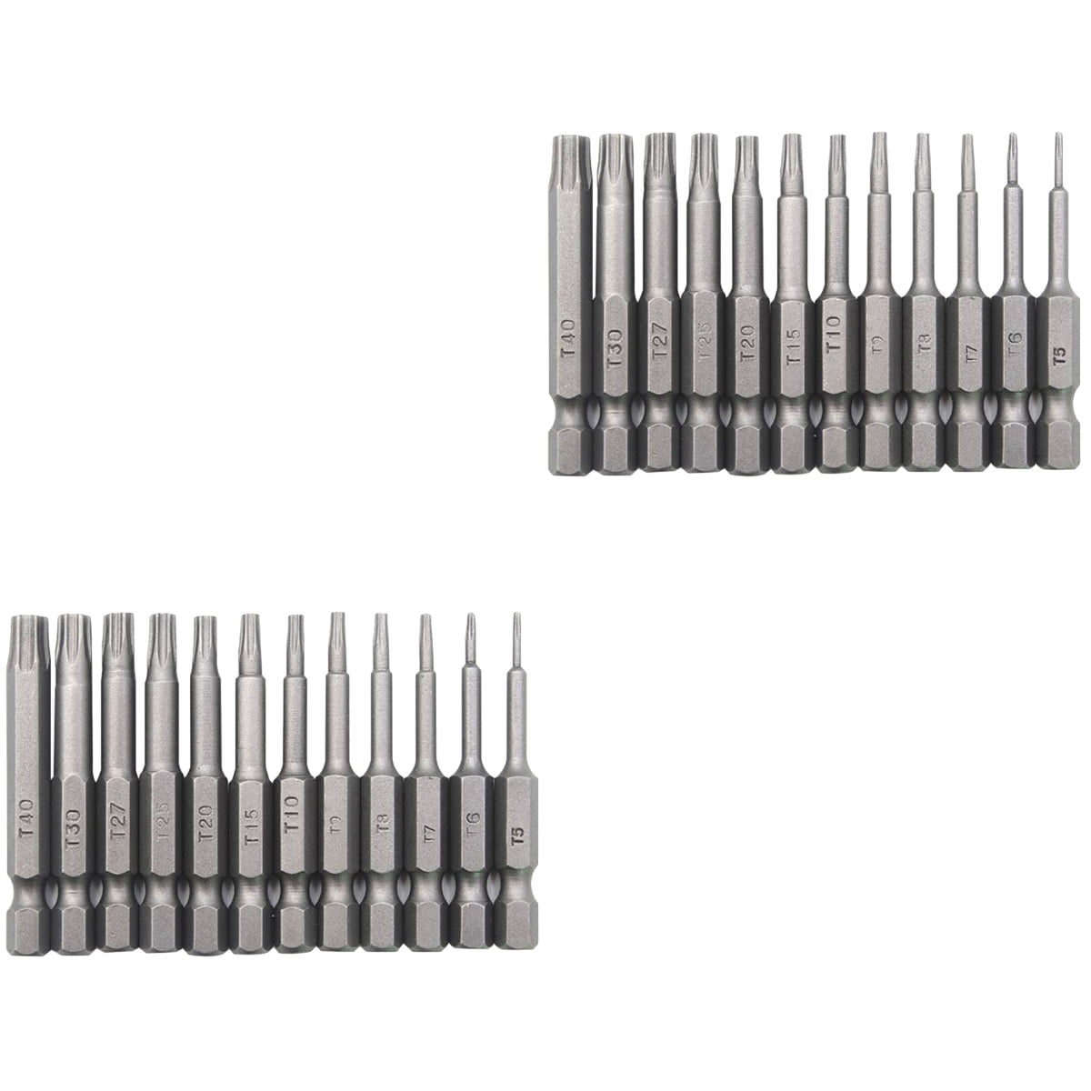 Raindrops 24 pcs Hollow Plum Screwdriver Bit Handle Batch Electric ...