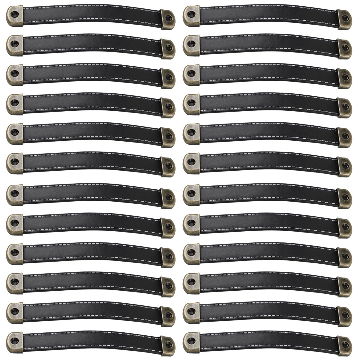 Raindrops pcs Leather Pull Handles Dresser Handles Drawer Pulls Cabinet ...