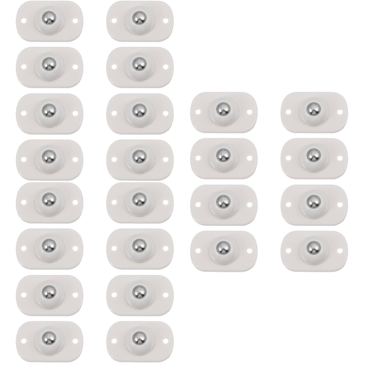 Raindrops 24 pcs Useful Sticky Casters Sticky Wheels Practical Storage ...