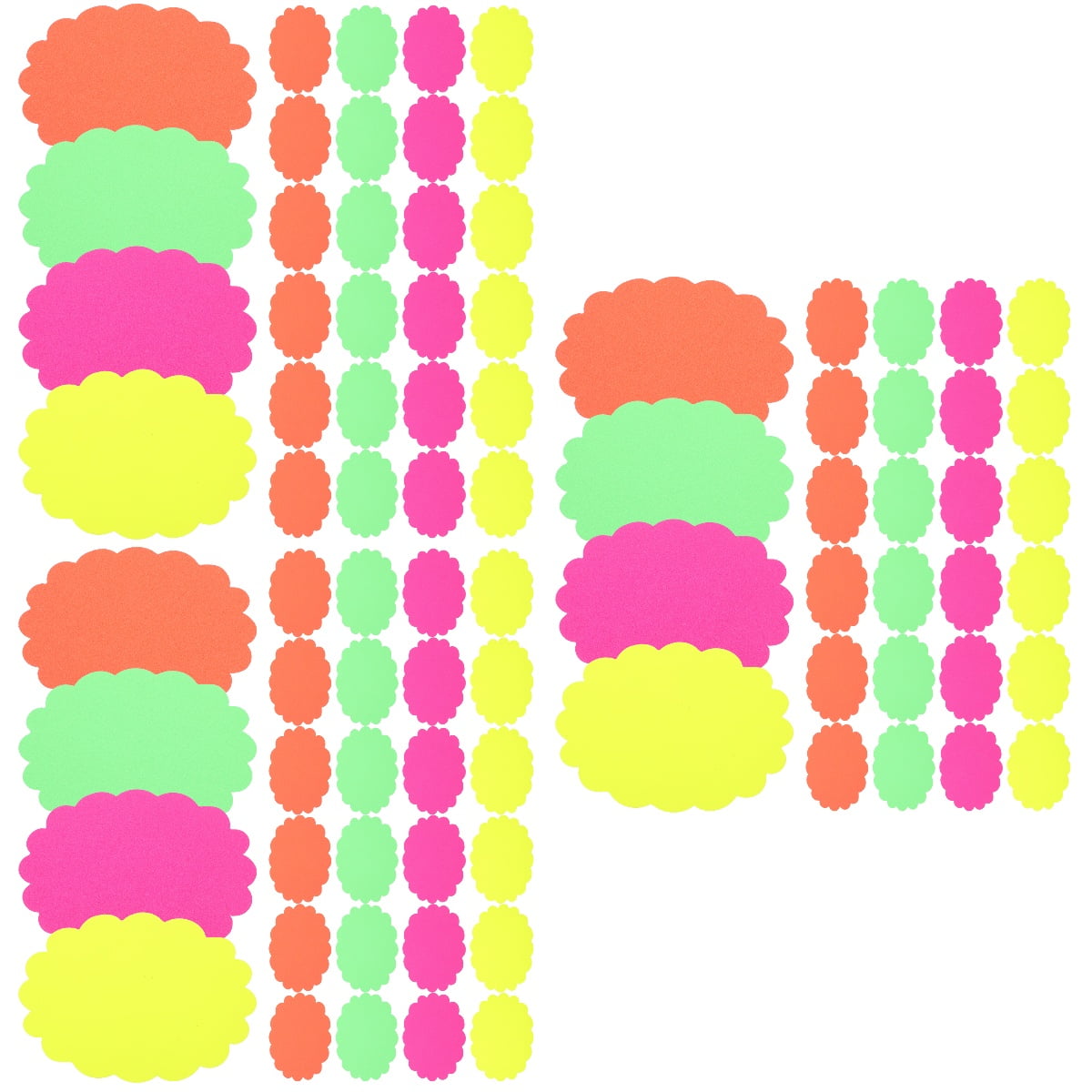 Raindrops 240 Pcs Burst Cutouts Decoration Bulletin Board Paper Cutouts ...