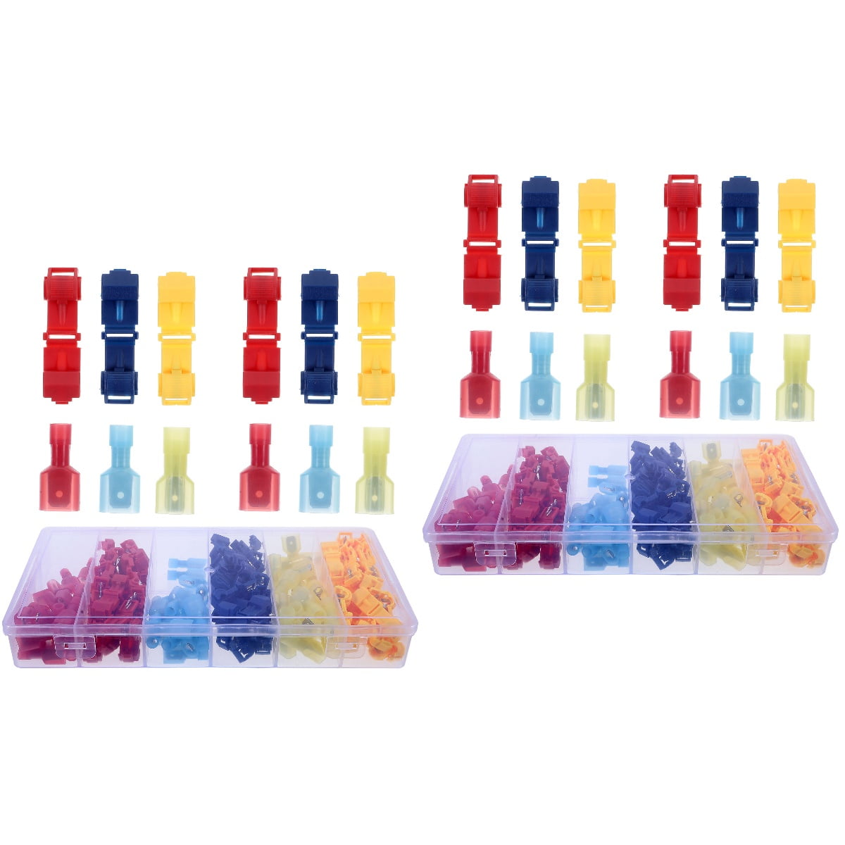 Raindrops 240 pcs Quick Splice Wire Terminals Electrical T-tap Wire ...