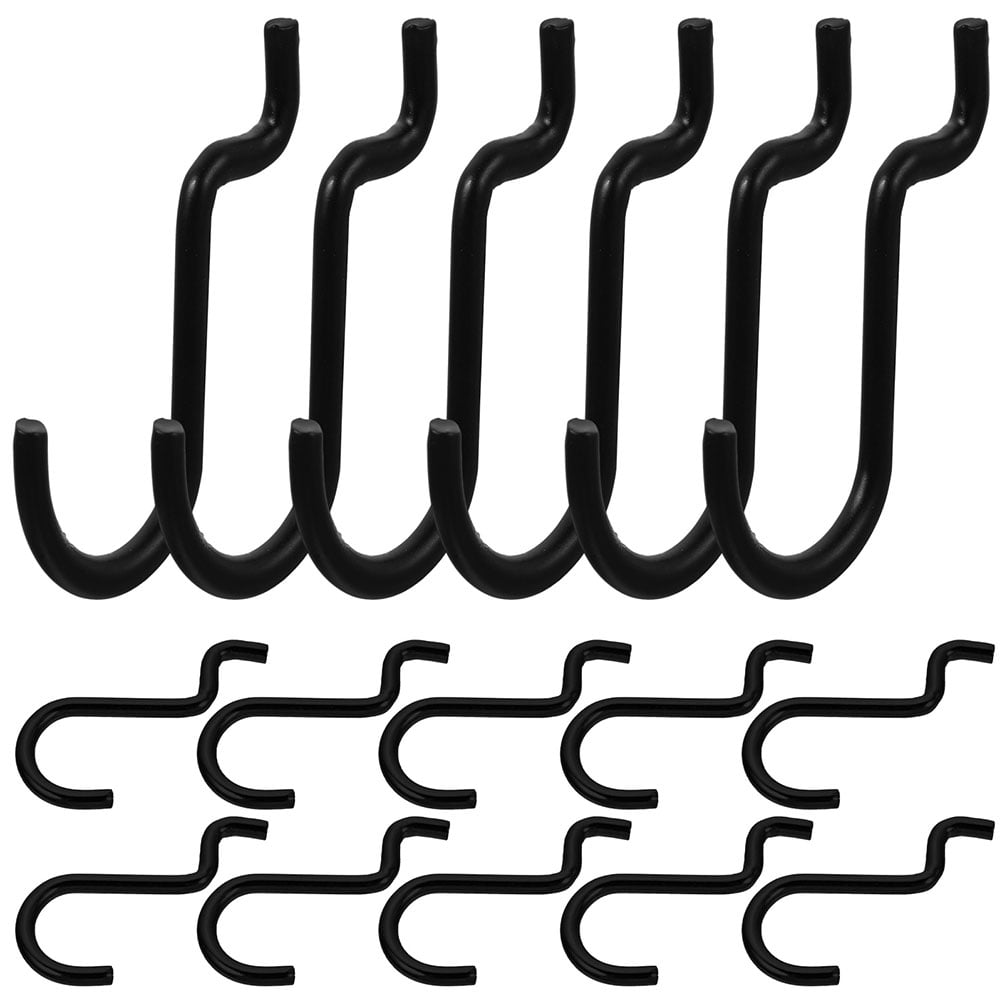 Raindrops 24PCS Heavy Duty Metal J Hooks for Workshop Garage Pegboard ...
