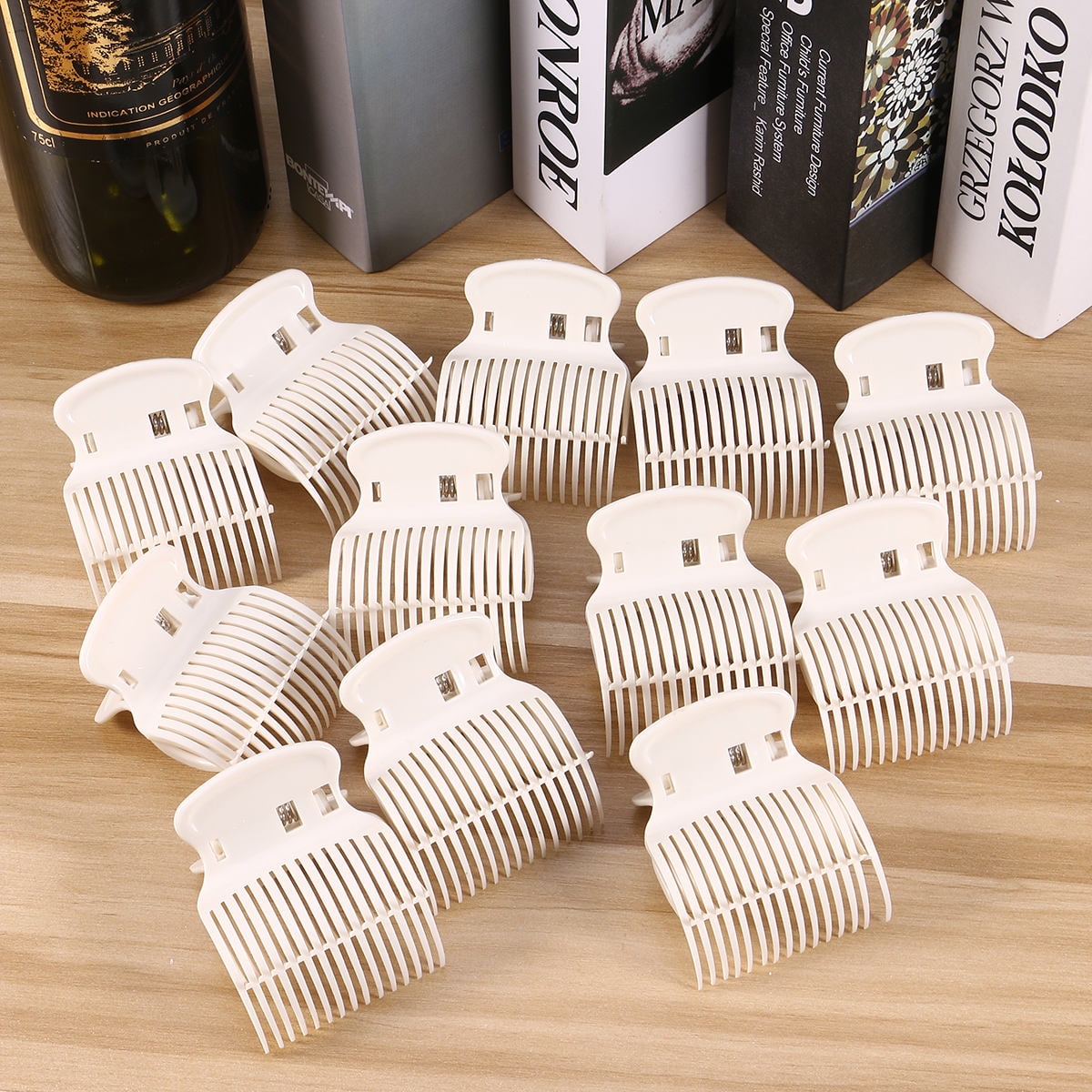 Raindrops 24Pcs Hair Clips For Styling In White Color Perfect For Women ...