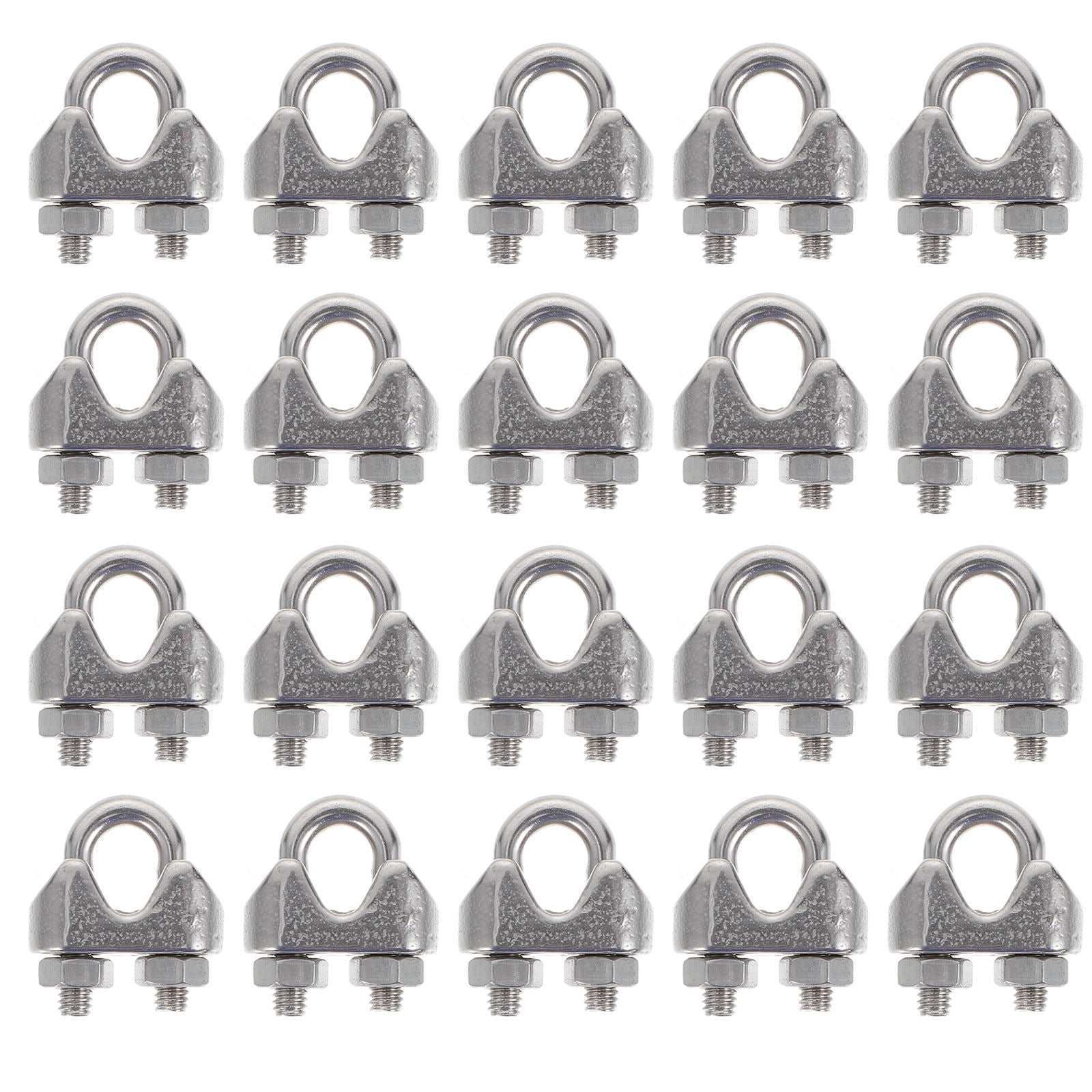 Raindrops 24Pcs Strong Bearing Capacity U Bolt Saddle Fastener Wire ...
