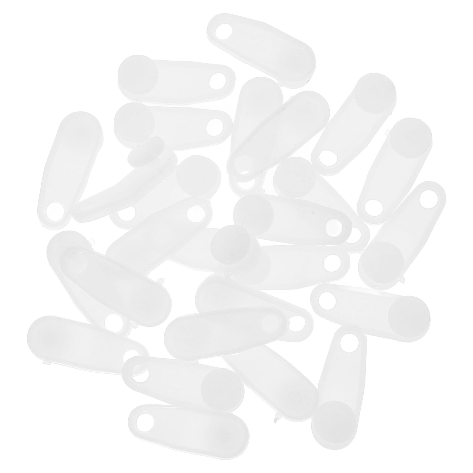 Raindrops 24pcs Curtain Track Gliders Curtain Rod Sliders Window Rod ...