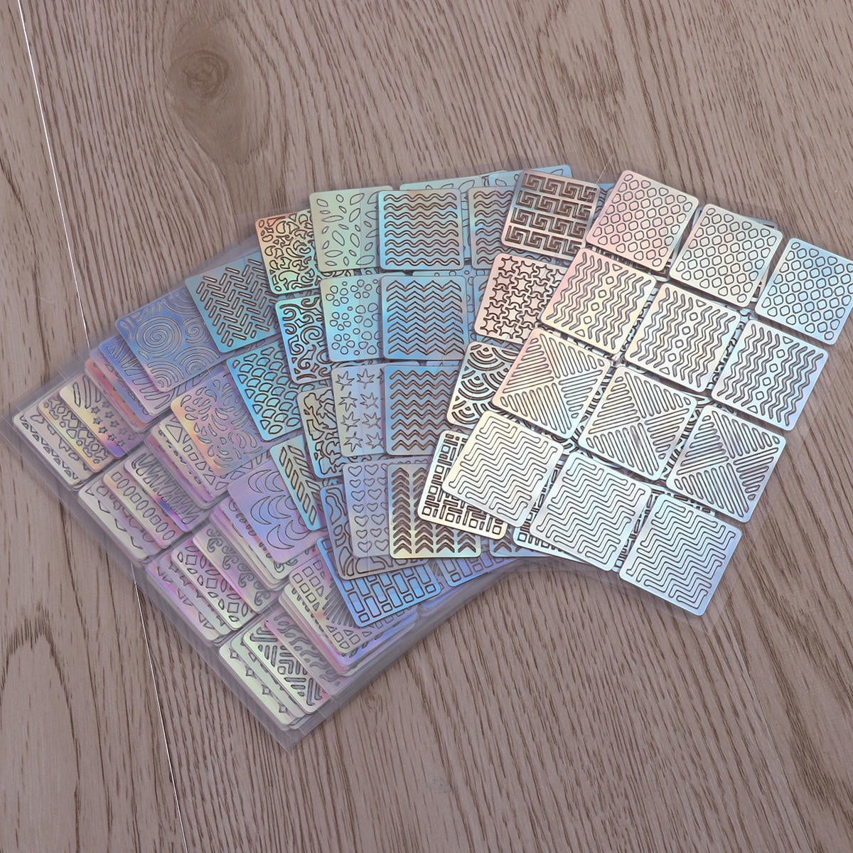 Raindrops 24pcs DIY Nail Decals Nail Art Stencils Stickers for Girls ...