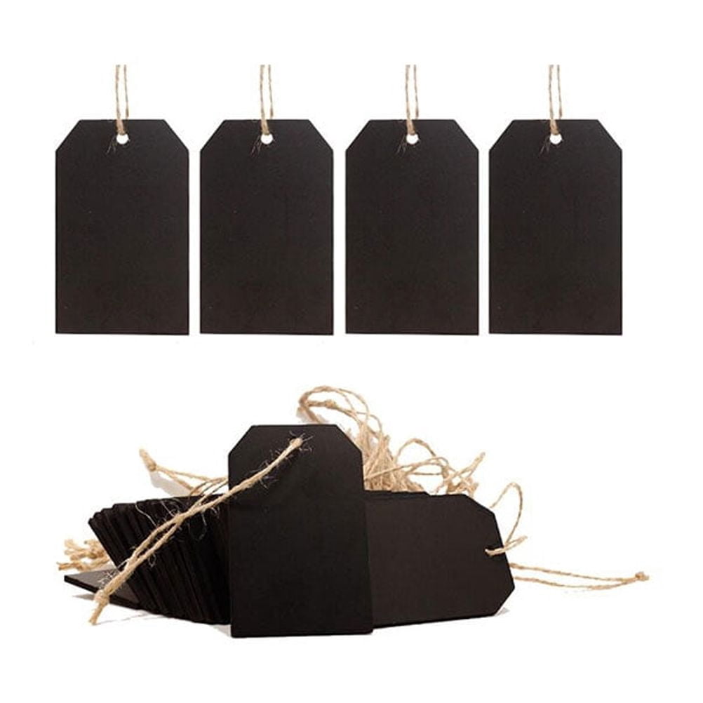 Raindrops 25 PCS Party Gift Tags Office Decoration Tags 8*5CM Black ...
