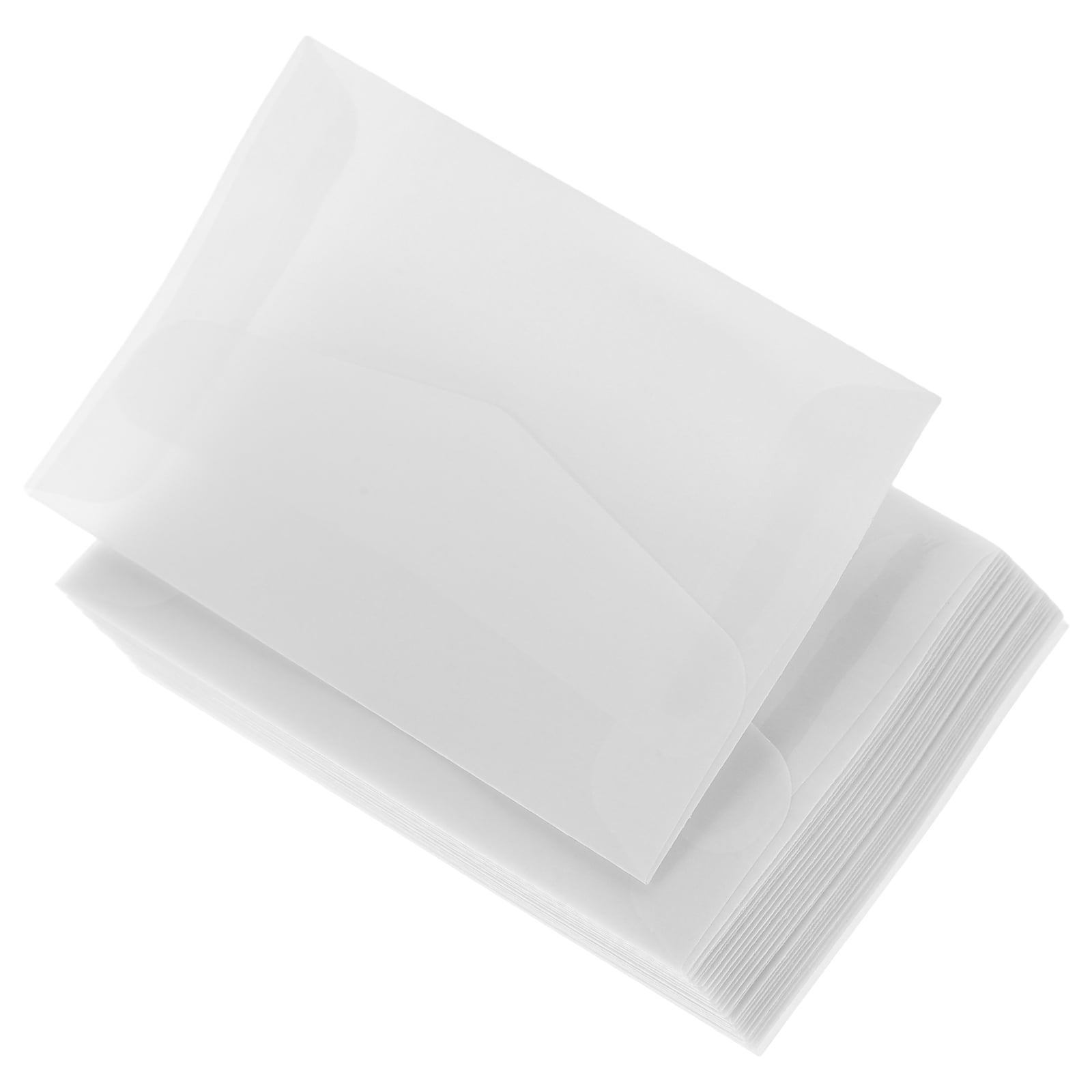 Raindrops 25 Pcs Semi-Transparent Square Paper Envelopes for Seed ...