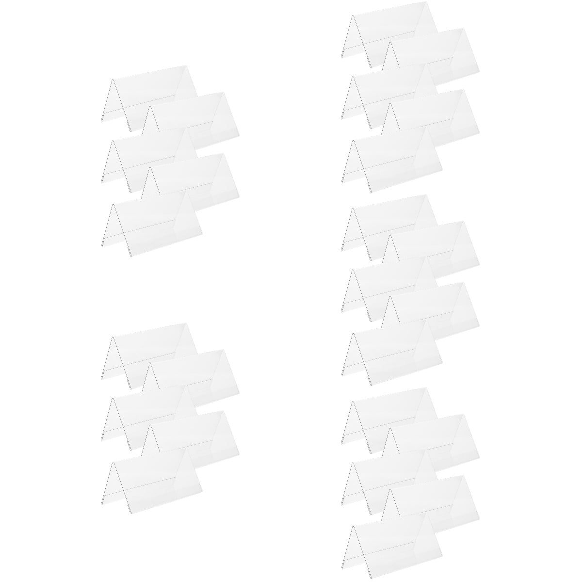 Raindrops 25 Pcs Tabletop Acrylic Signs Party Seating Number Holder ...