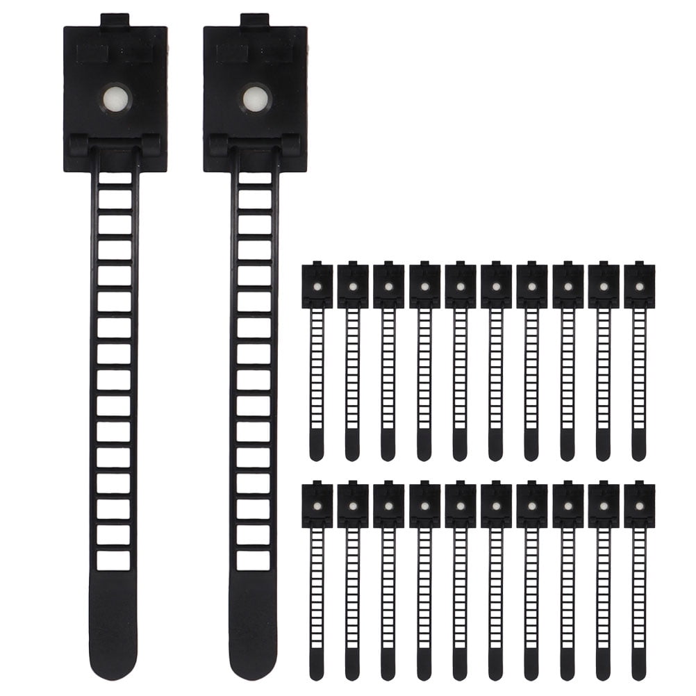 Raindrops 25 pcs Cable Clips Adhesive Cable Ties Cable Management Clips ...