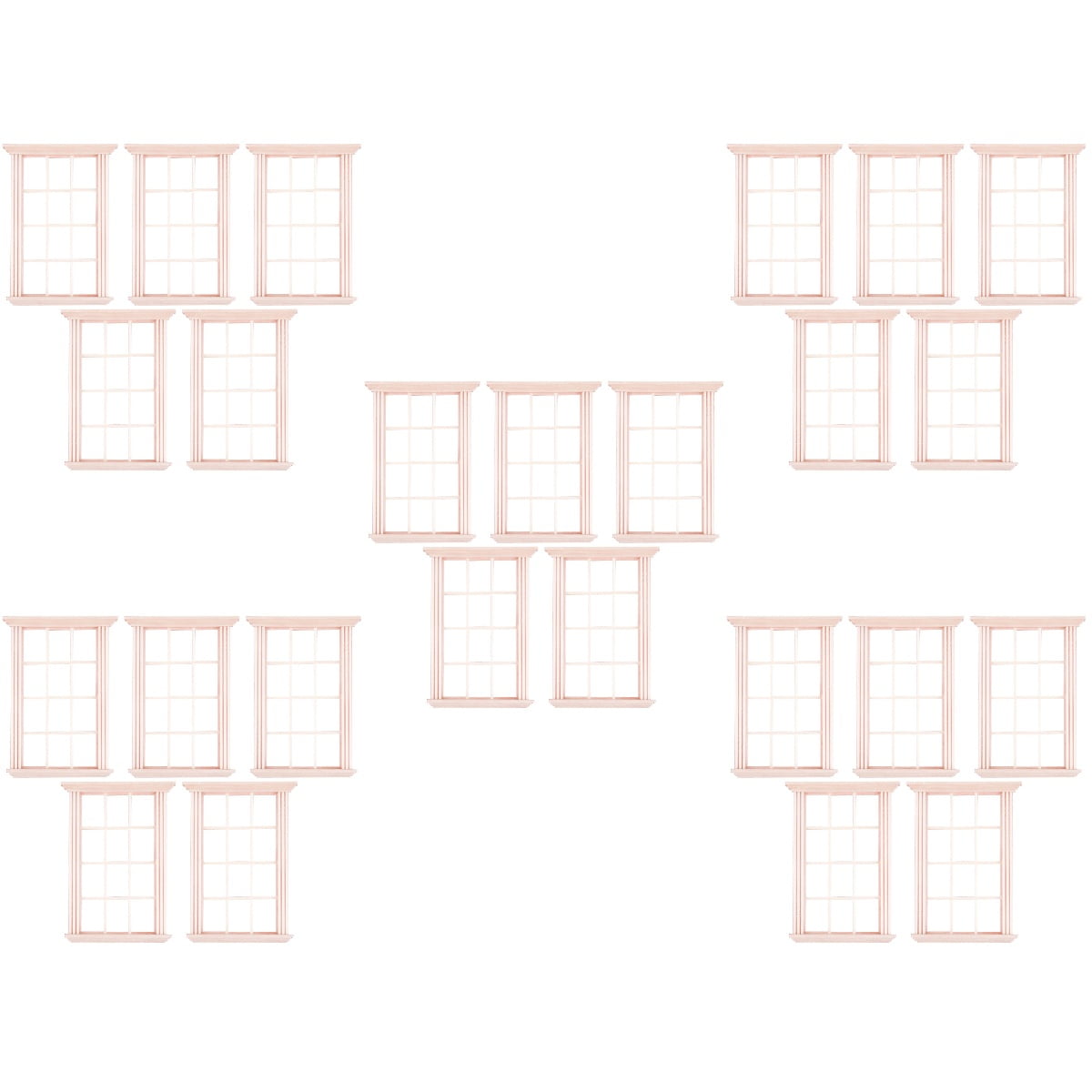 Raindrops 25 pcs Mini House Window Toys Child Toys Mini House ...