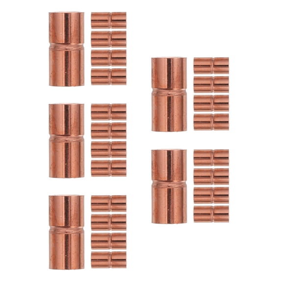 Raindrops 25 pcs Straight Copper Coupling Fittings for HVAC Systems ...