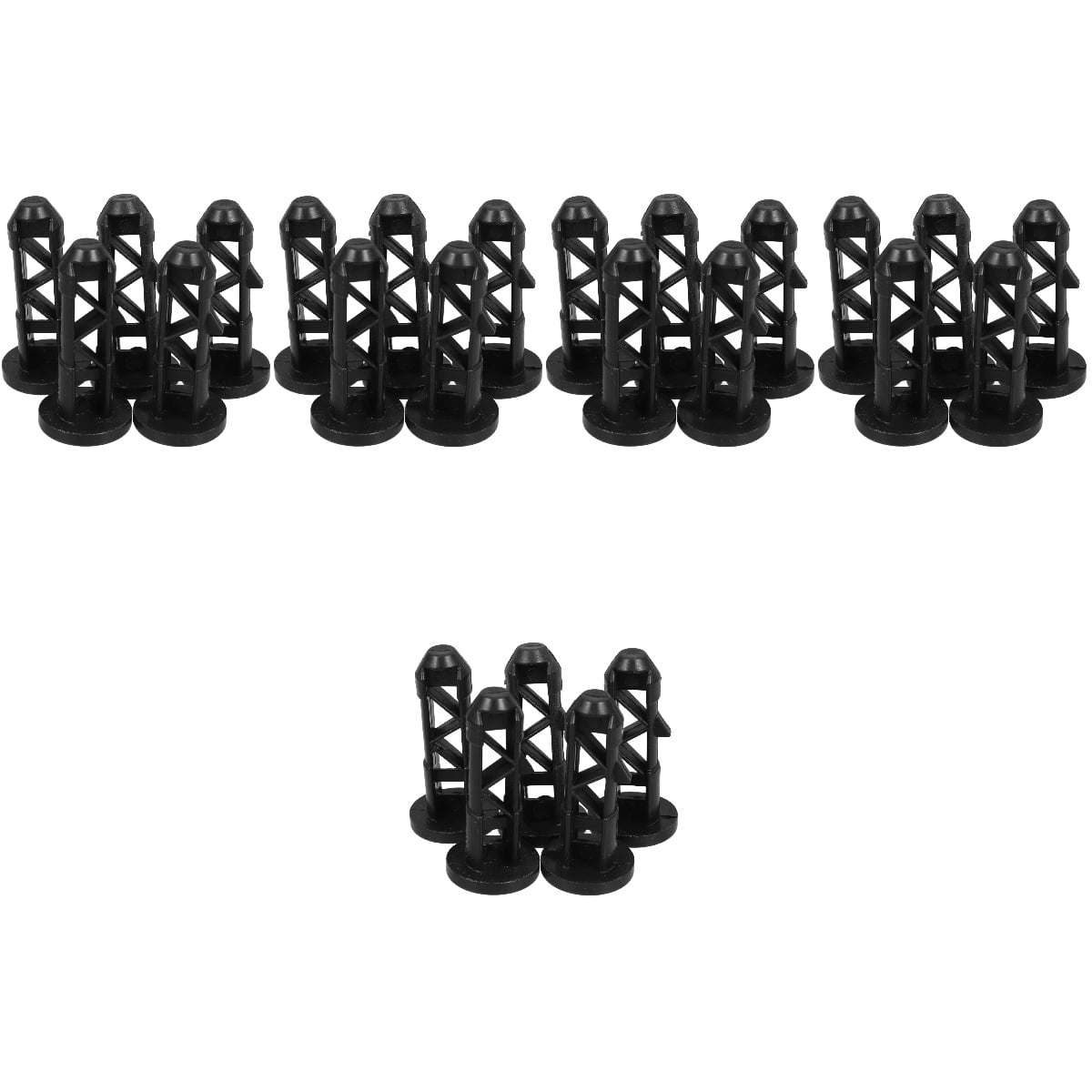 Raindrops 25 pcs Trash Can Lid Hinged Pins Plastic Wheeled Trash Can ...