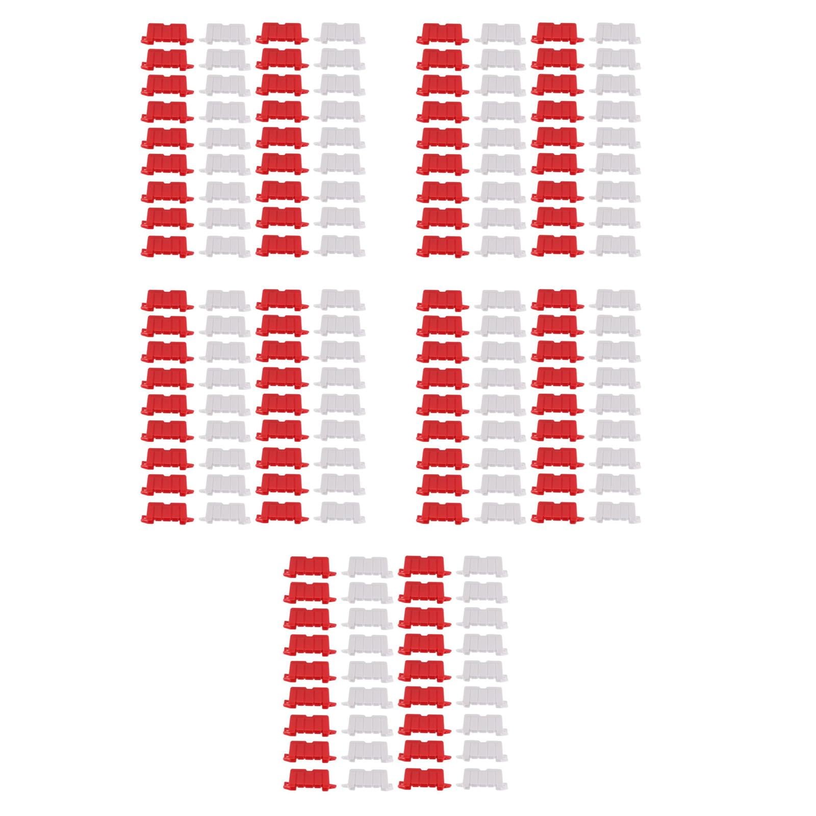 Raindrops 250 pcs Tiny Traffic Fences Mini Traffic Barrier Toy Traffic ...