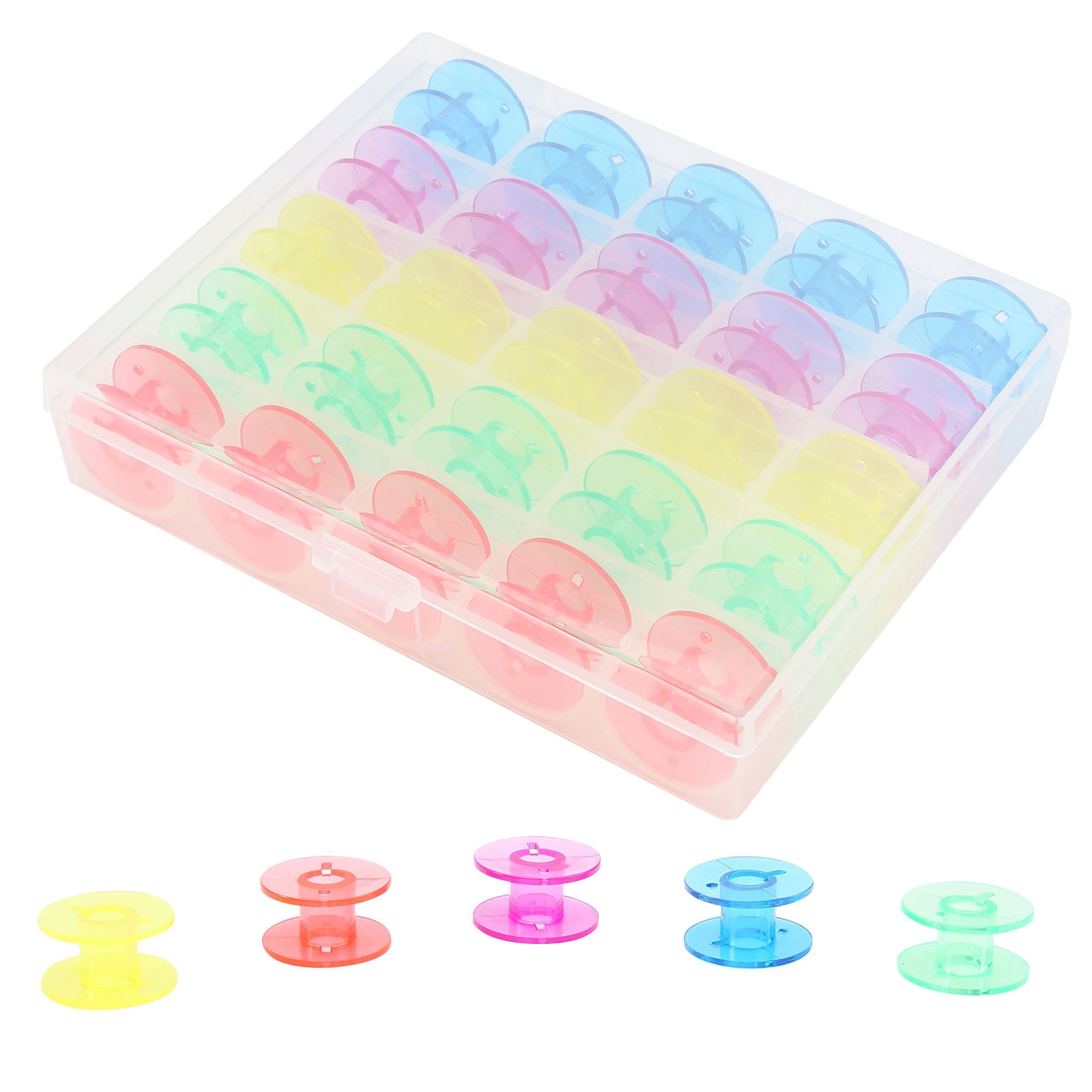 Raindrops 25Pcs Bobbin Sets for Sewing Machine Bobbins Thread Bobbins ...