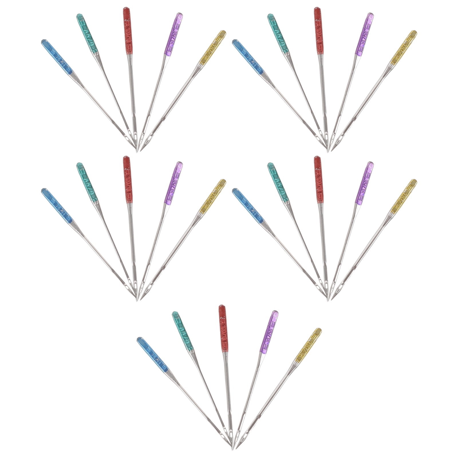 Raindrops 25Pcs Sewing Machine Needles Heavy Duty Assorted Color Iron ...