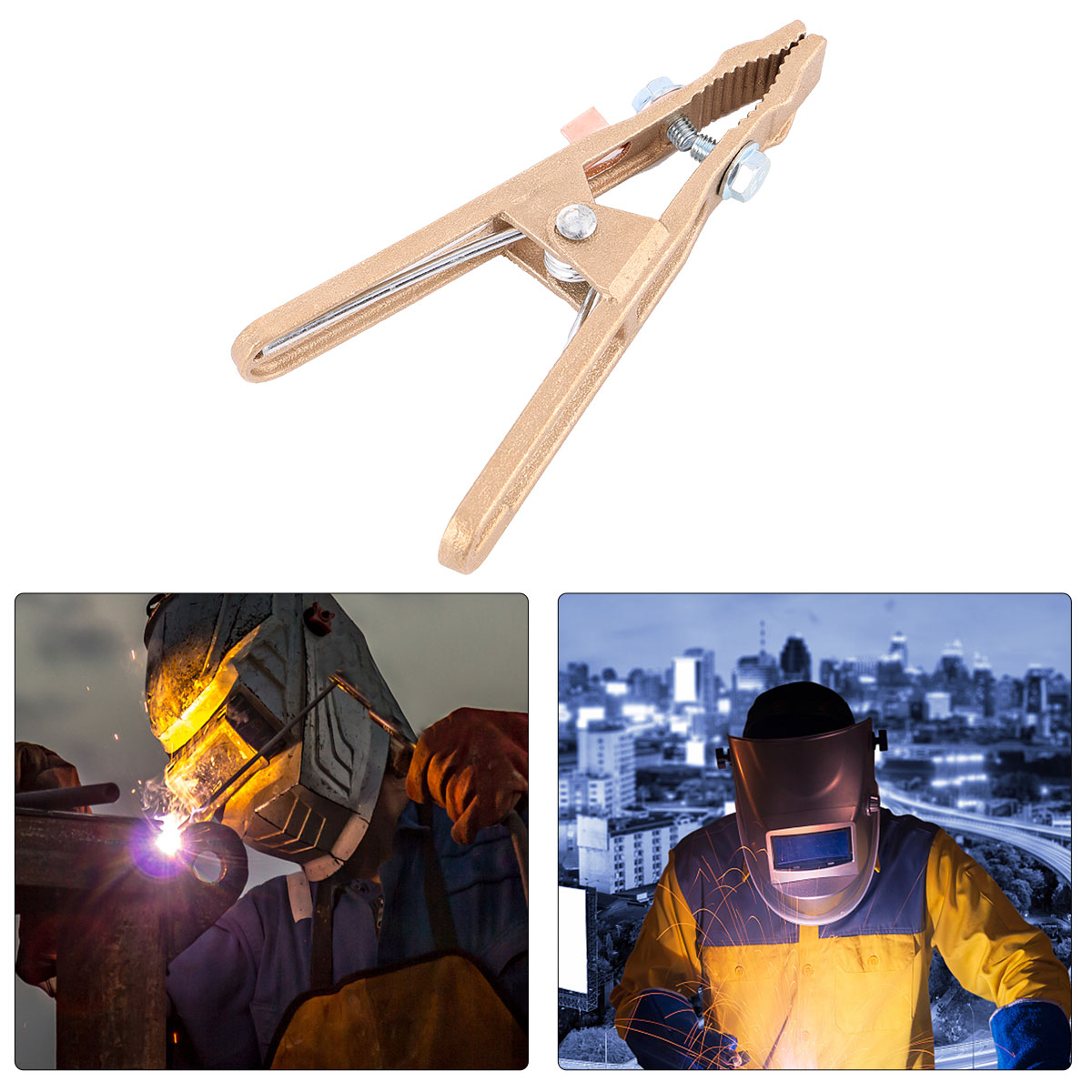 Raindrops 260A Copper A-shape Ground Welding Earth Clamp Welder Earth ...