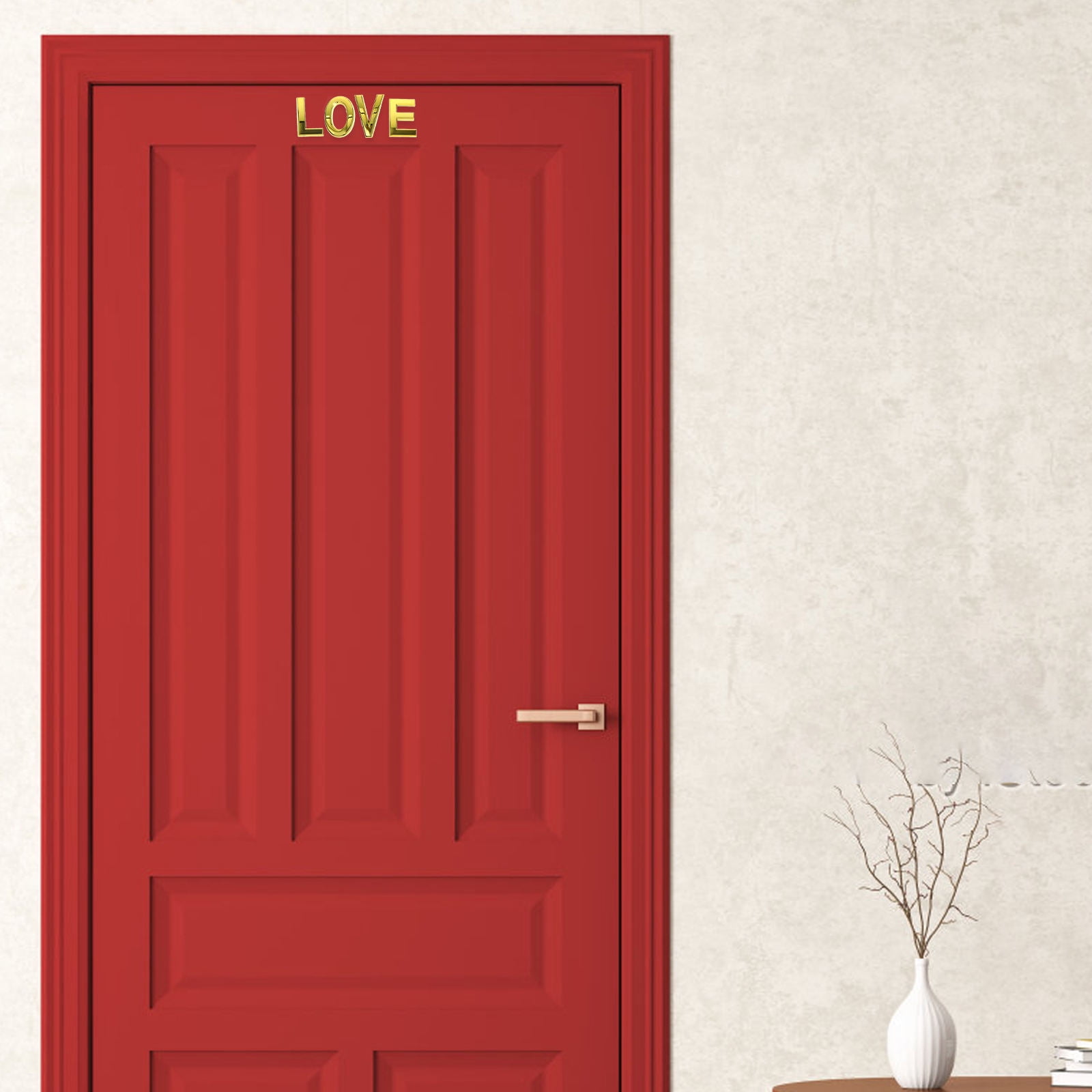 Raindrops 26Pcs Number Sign in Golden 3D Design 5X0.6CM - Walmart.com