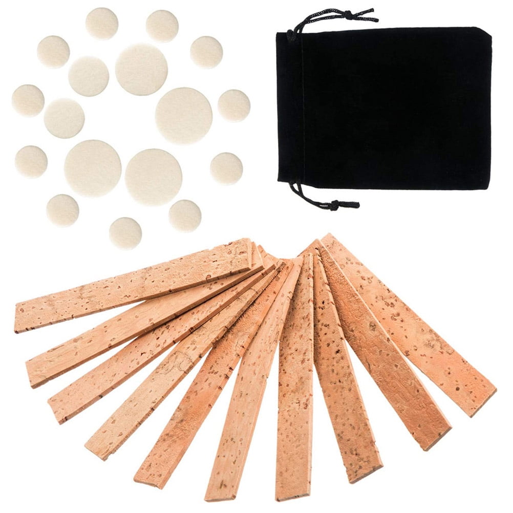 Raindrops Clarinet Repair Kit with Durable Synthetic Cork and Pads ...