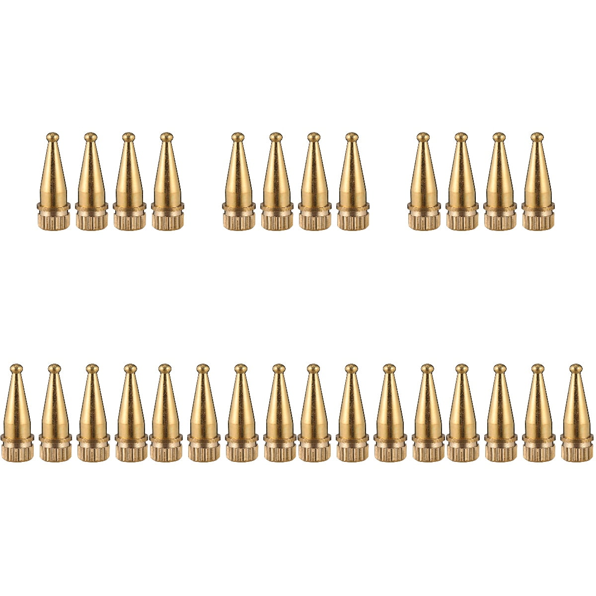 Raindrops 28 Pcs Speaker Copper Spikes Feet for Amplifier DVD Player ...