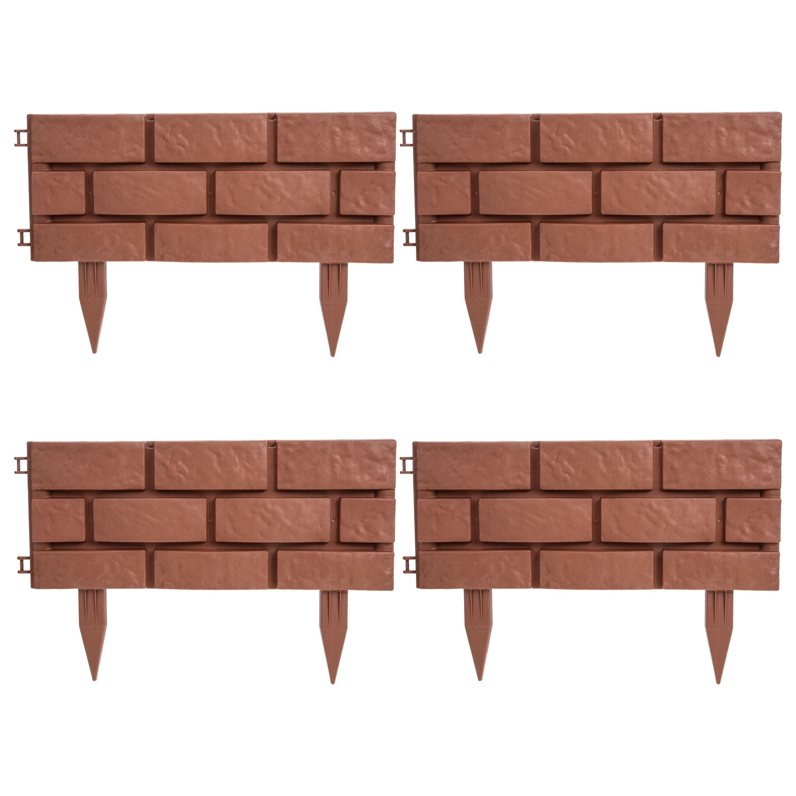 Raindrops 28 pcs Garden Fence Garden Edging Landscape Border Stake ...