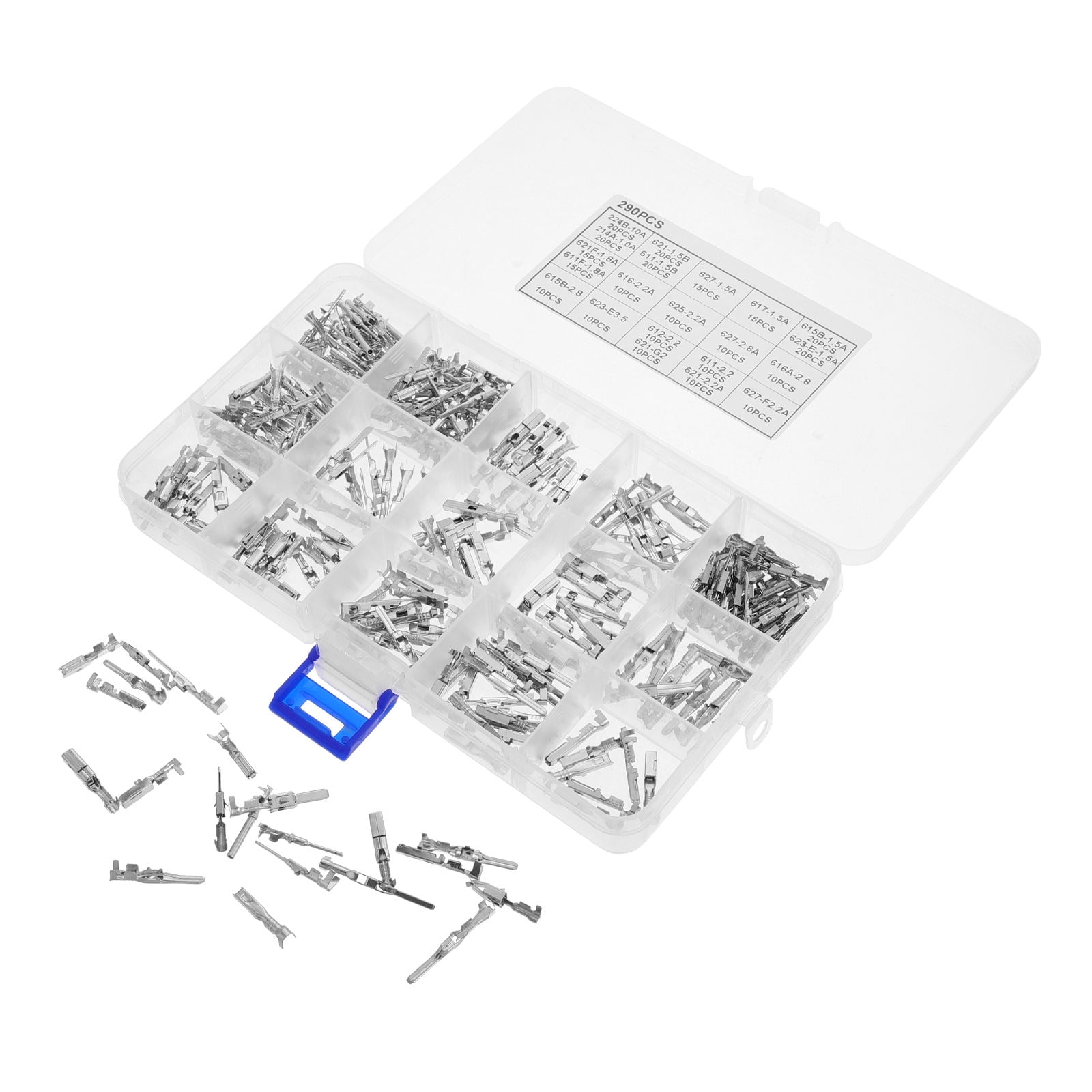 Raindrops 290pcs Car Electricals Wire Terminal Pin Connector Kit 1-3 ...