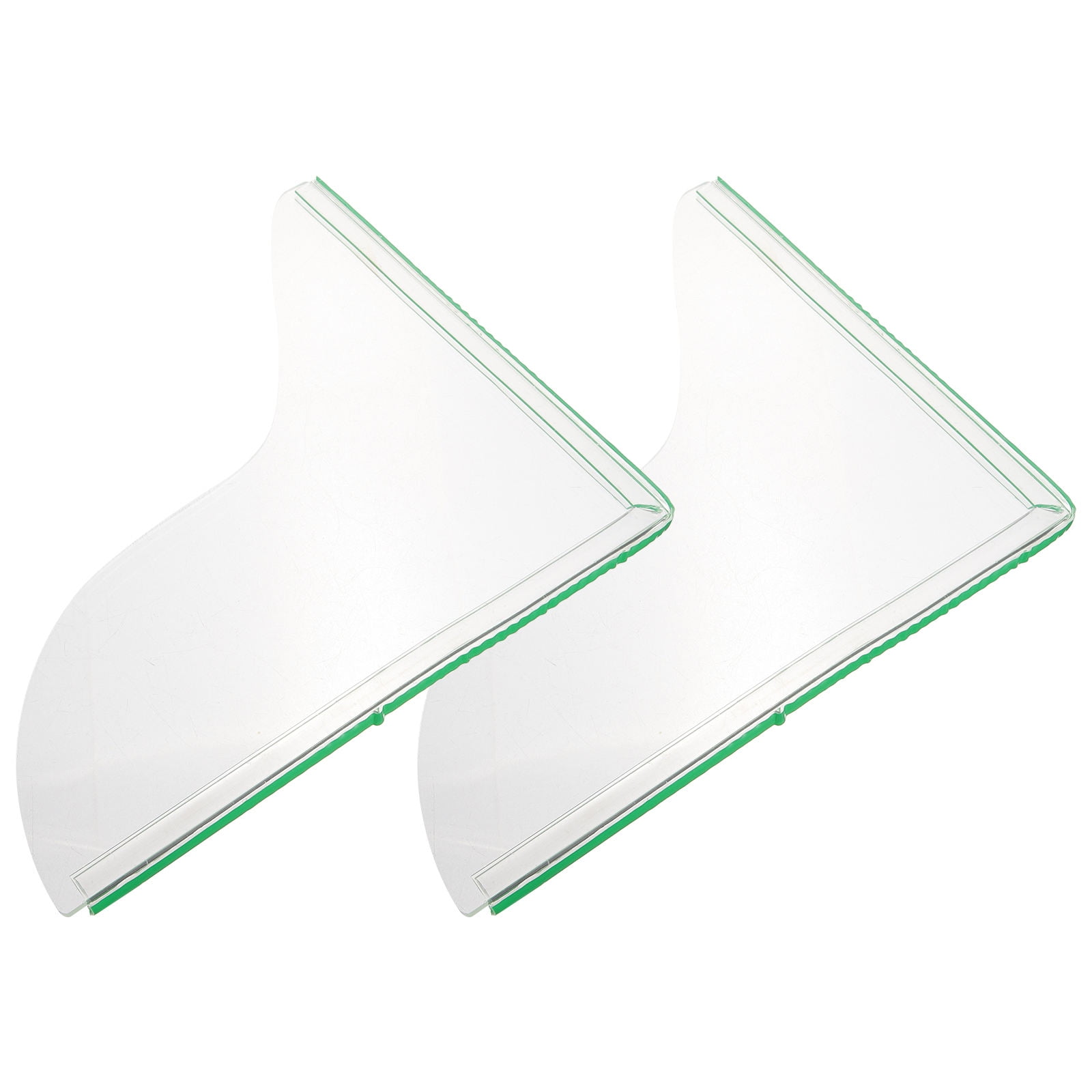 Raindrops 2Pack Bathroom Tub Splash Guards Transparent Water Blocker ...