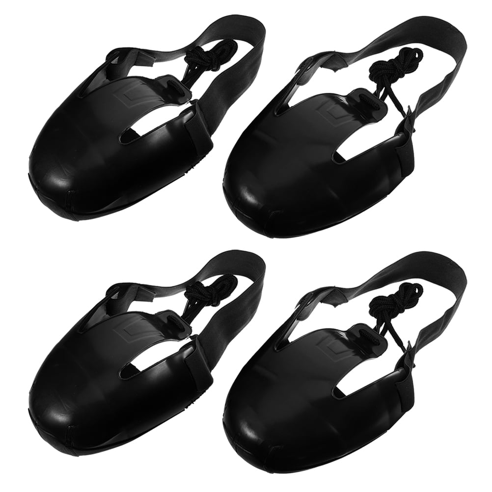 Raindrops 2Pairs Black PVC Steel Safety Shoe Covers Boot Guard Toe ...