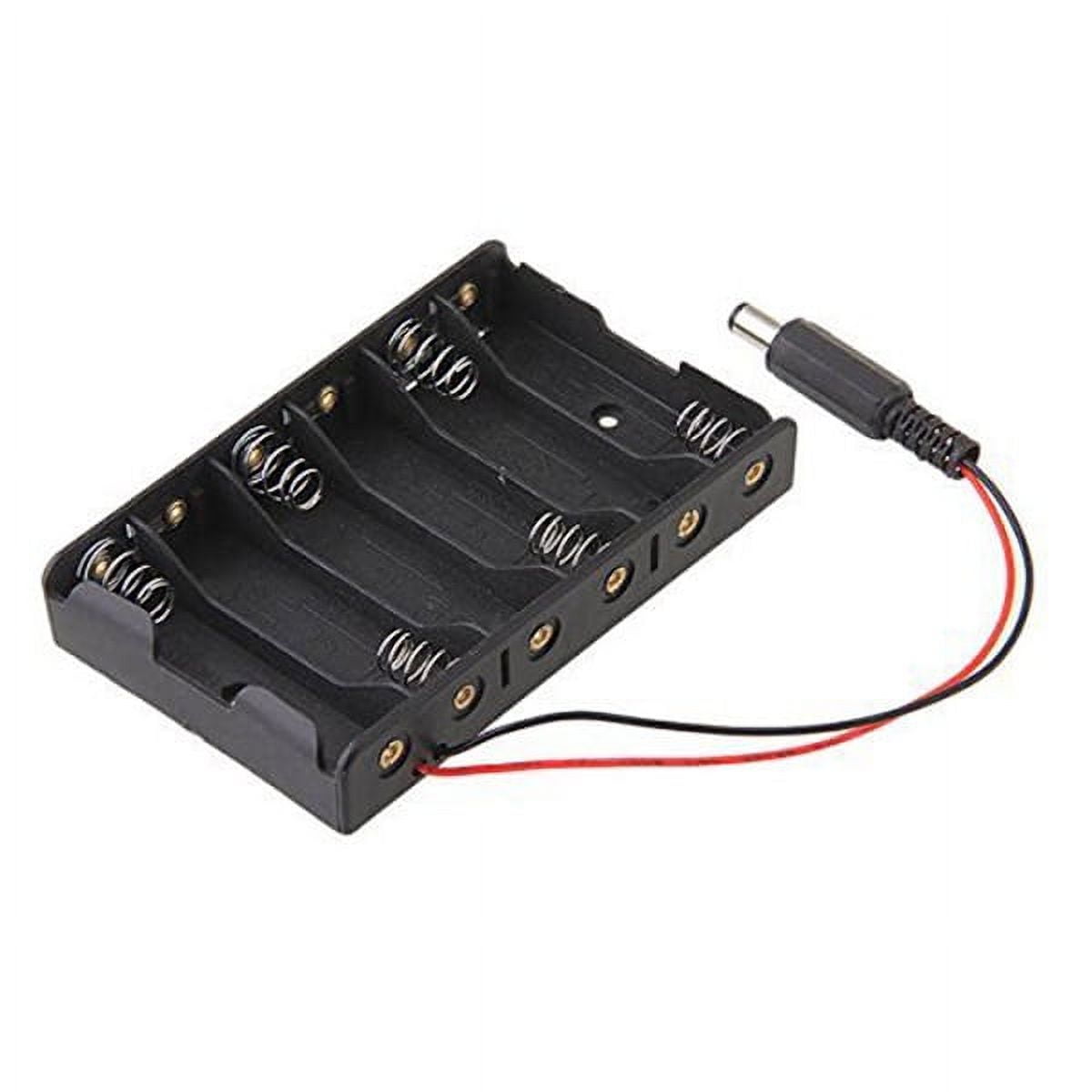 Raindrops 2Pcs Black Metal Battery Holder Case Box for Monolithic ...