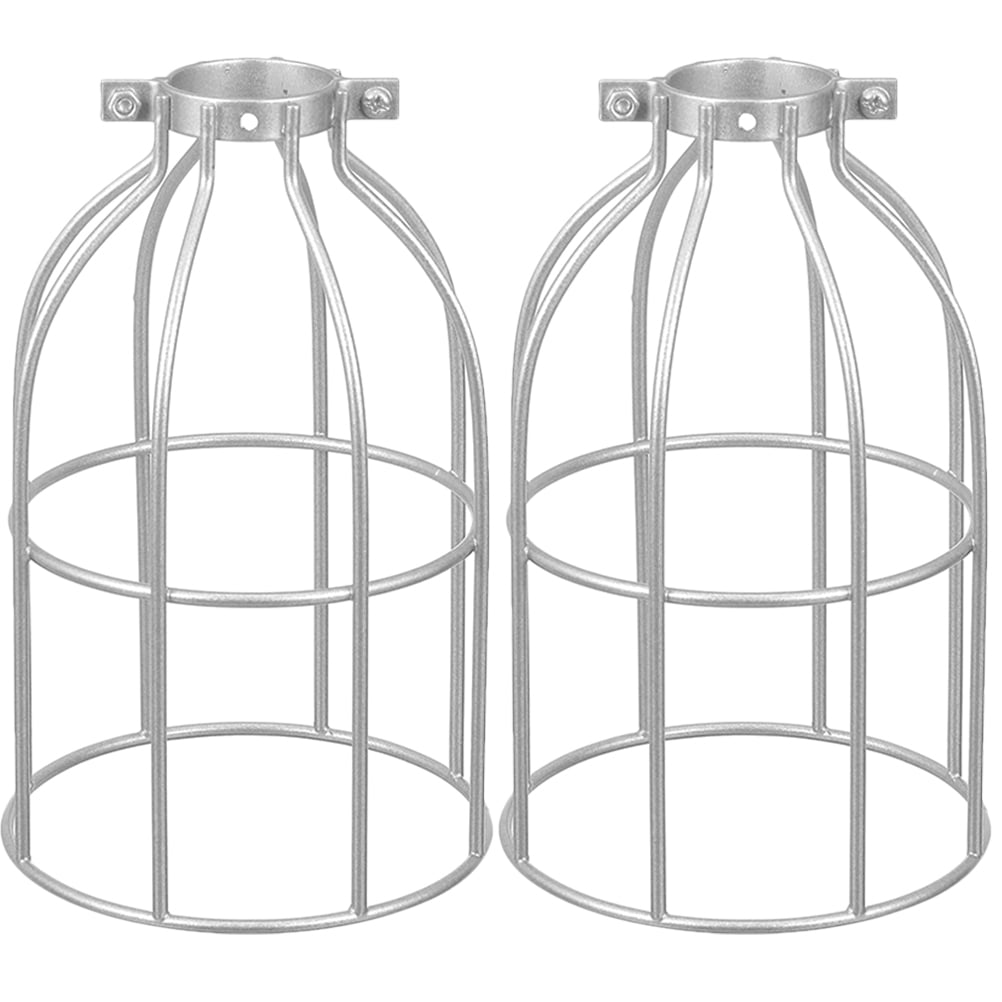 Raindrops 2Pcs Bulb Guard Cage Metal Cage for Pendant and Ceiling Lamps ...