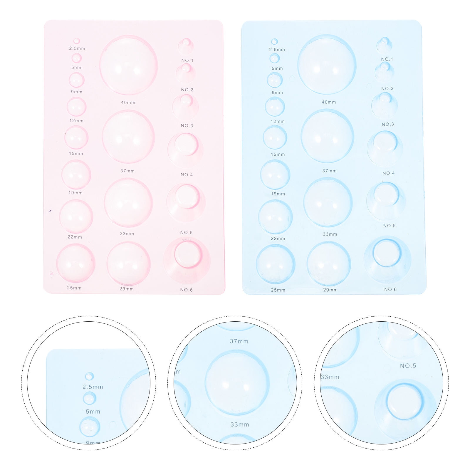 Raindrops 2Pcs Clay Molds Assorted Color For 3D Clay Crafting By And ...