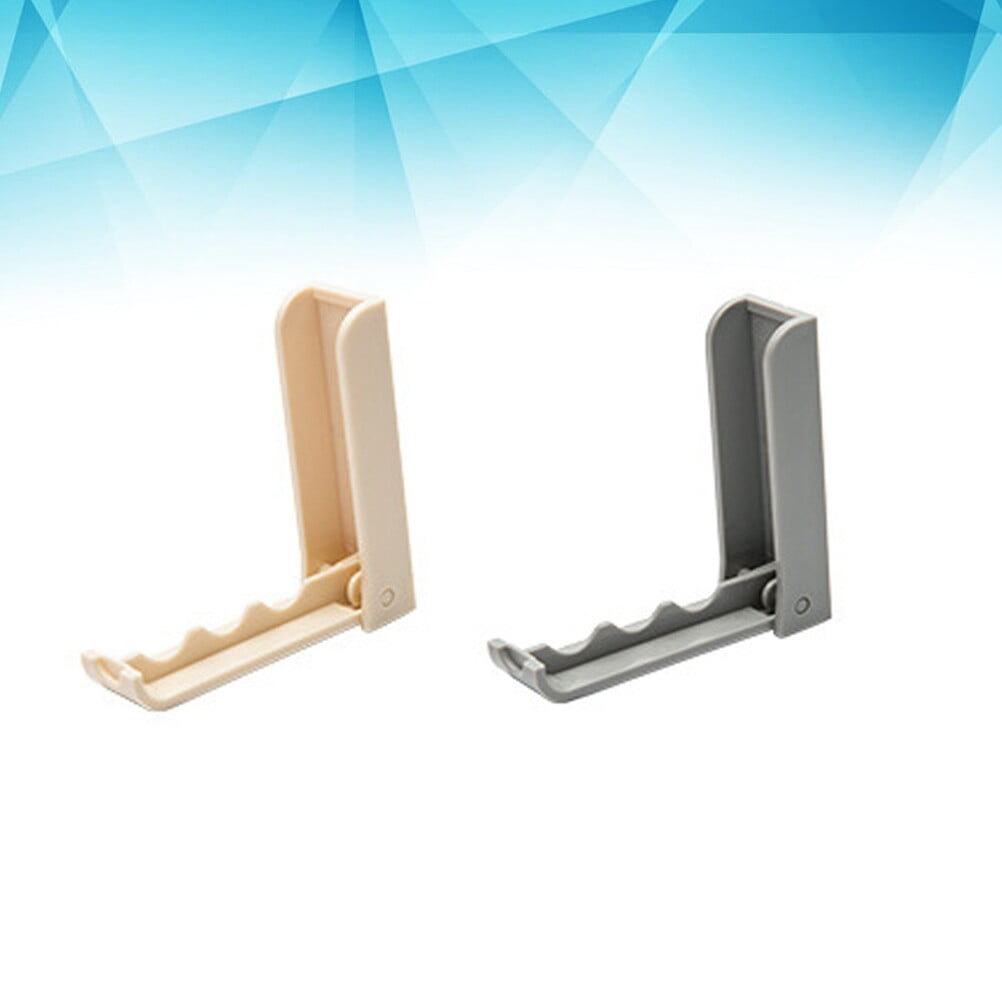 Raindrops 2Pcs Dual Hook Rack Over Door Hooks for Hanging ABS Beige ...