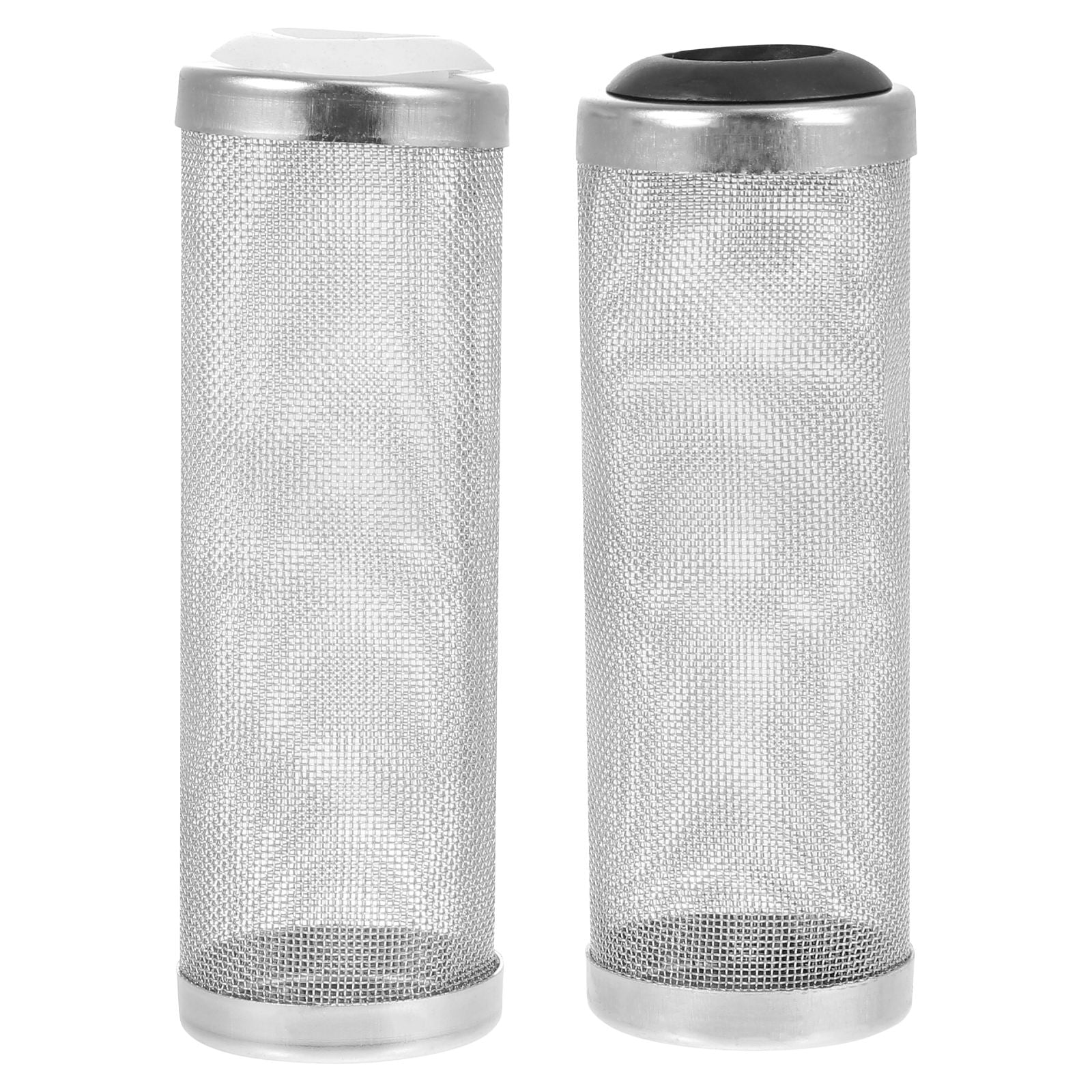 Raindrops 2Pcs Fish Tank Intake Strainer White 304 Mesh Filter Guard ...