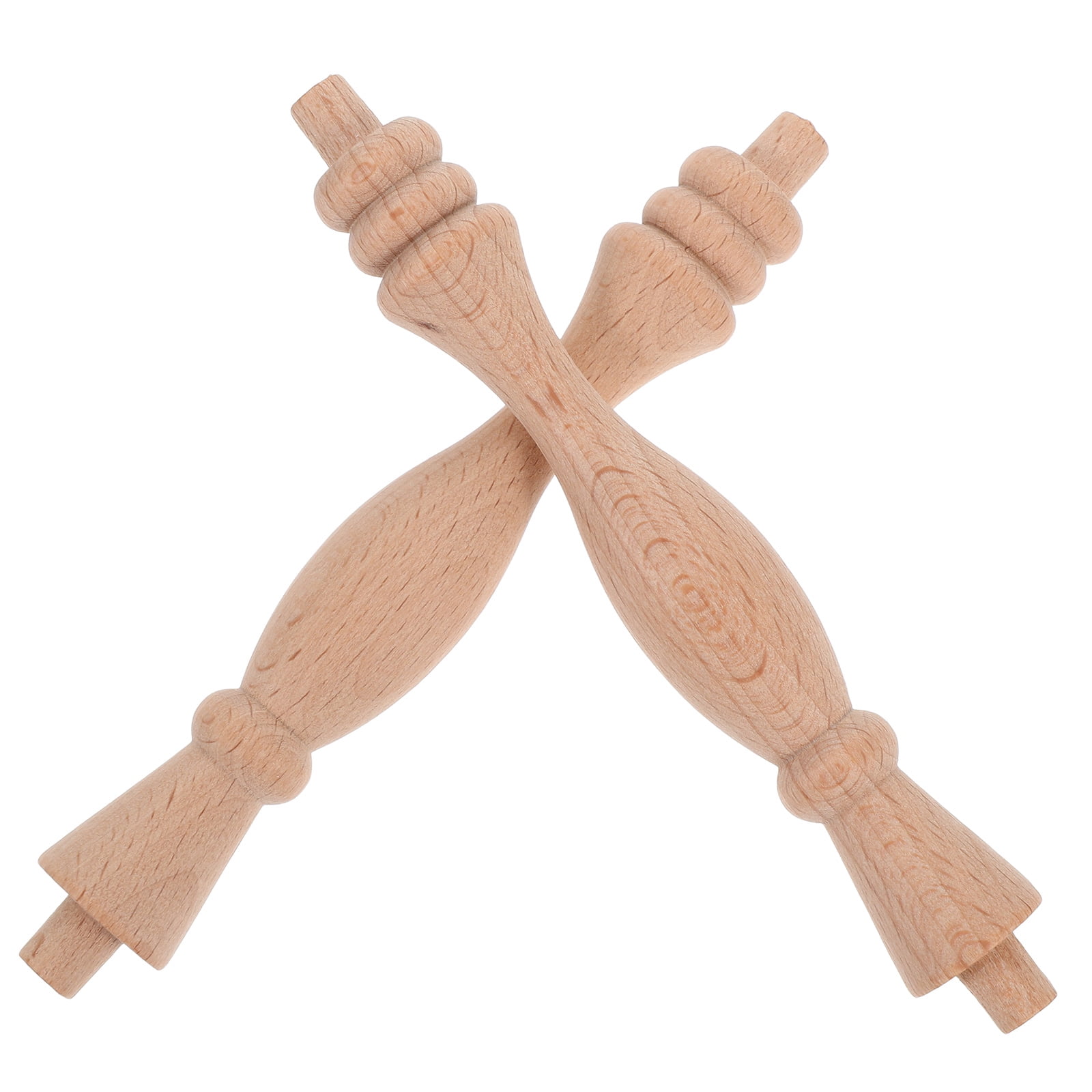 Raindrops 2Pcs Khaki Solid Wood Spindles for Stairs and Furniture ...