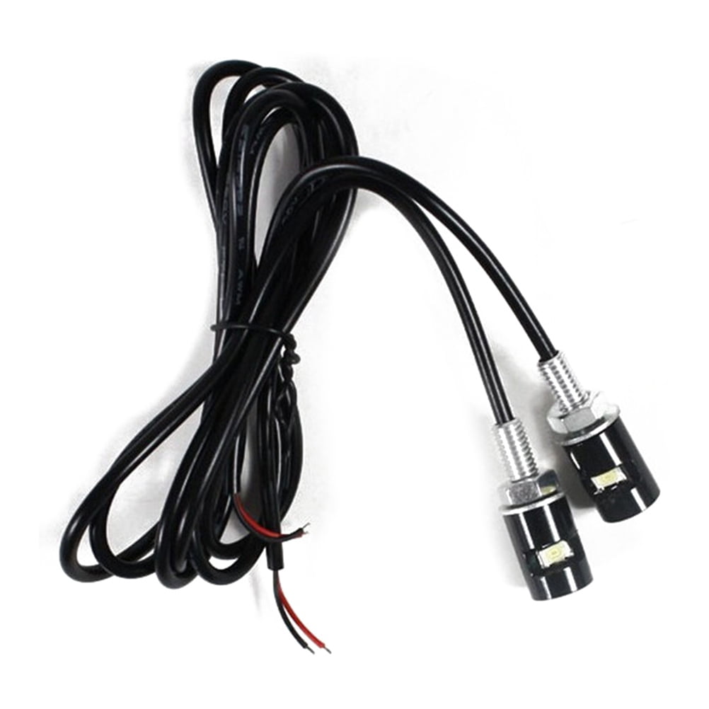 Raindrops Car Number Plate Lights Led License Plate Light Aluminum 2Pcs ...