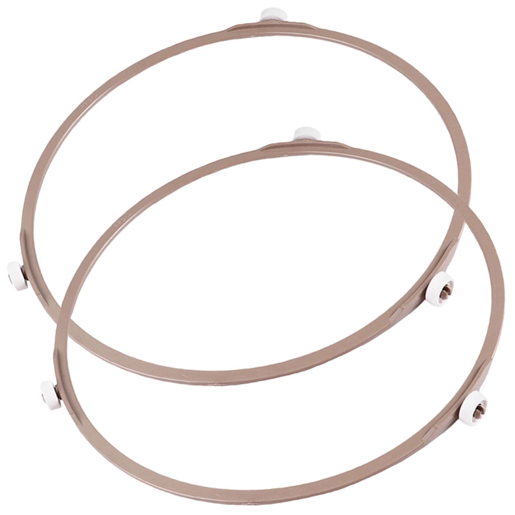 Raindrops 2Pcs Microwave Oven Turntable Roller Ring Rotating Tray Glass ...