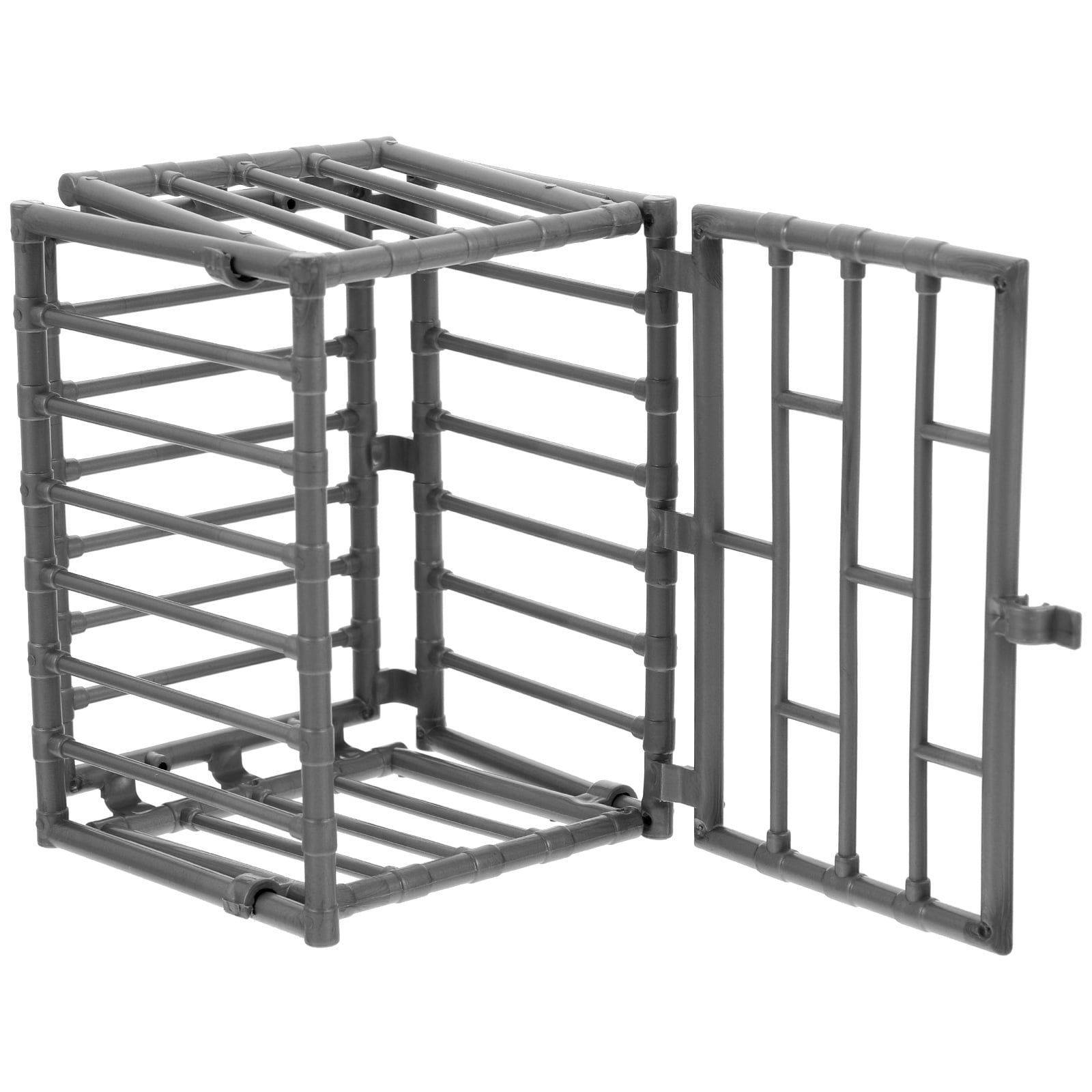 Raindrops 2Pcs Mini Cage Model Animal Cage Decor Fence Miniature DIY ...
