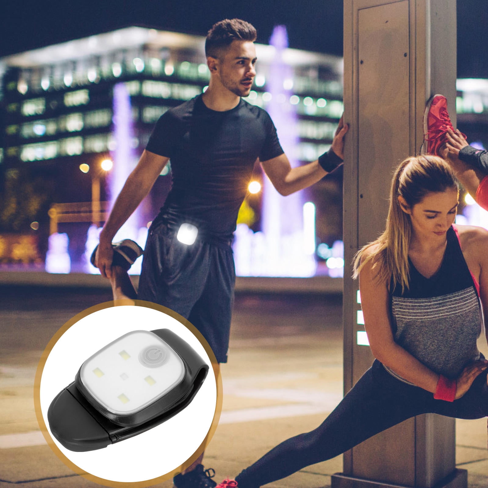 Raindrops 2Pcs Night Running Light with Luminous and Reflective ...