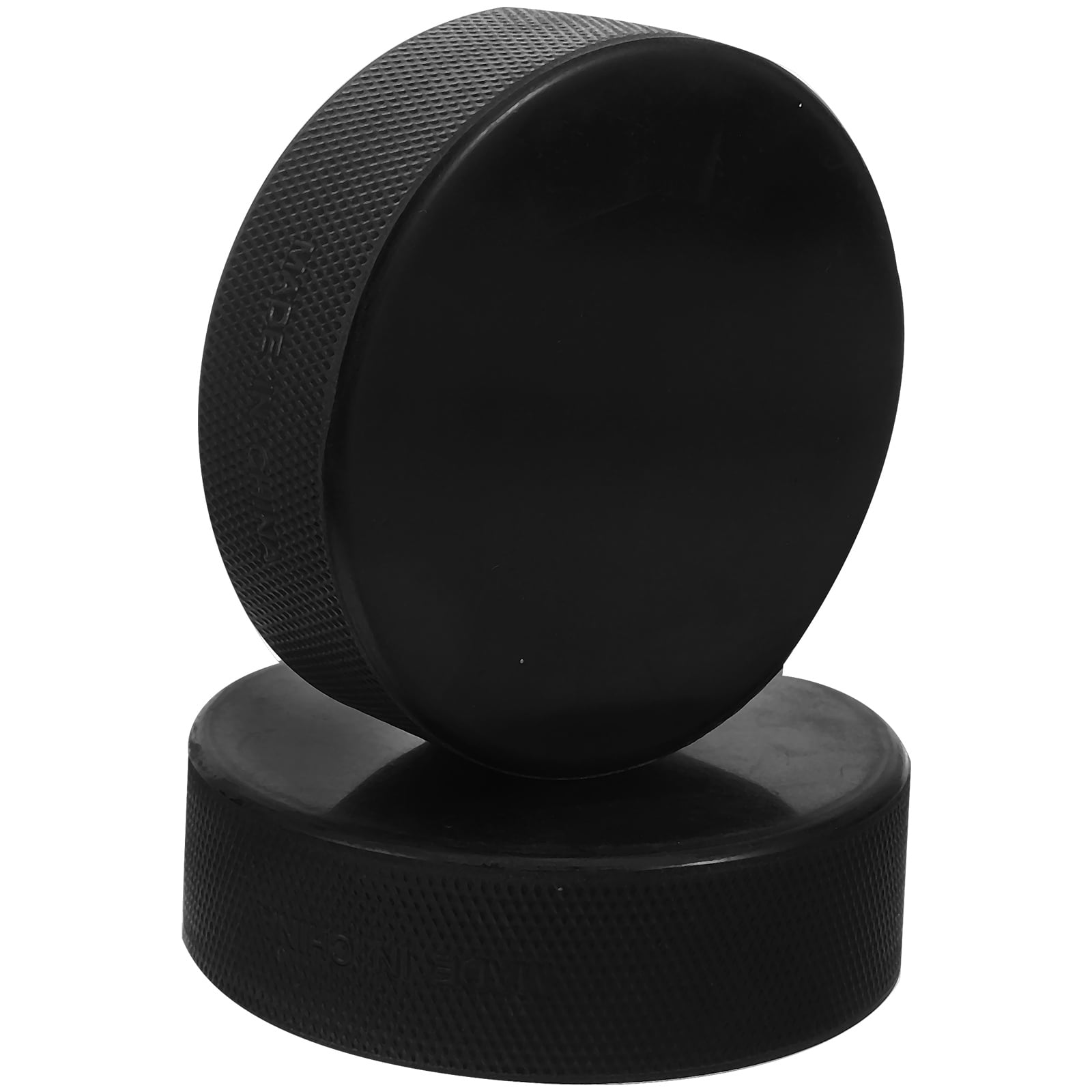 Raindrops 2Pcs Lightweight Black Plastic Hockey Pucks for Smooth Indoor ...
