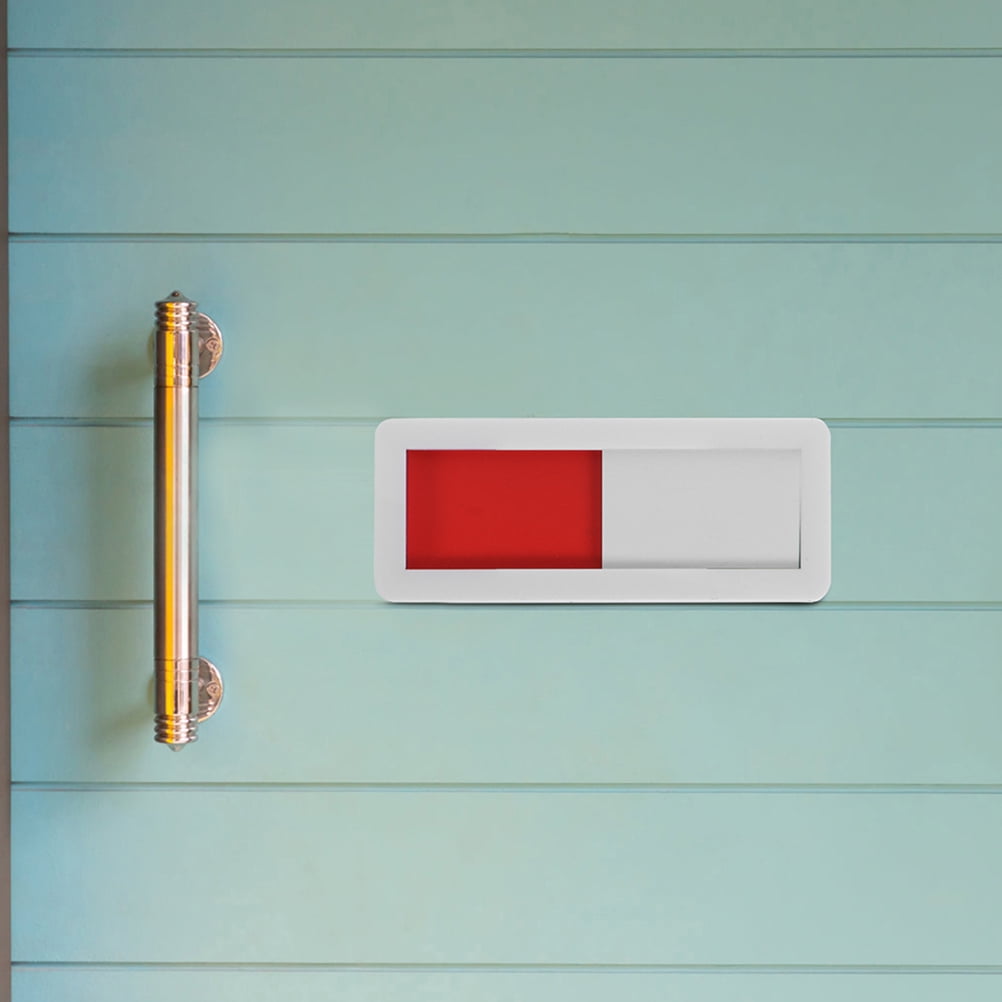 Raindrops 2Pcs Red Do Not Disturb Sign Slider for Conference Room and ...