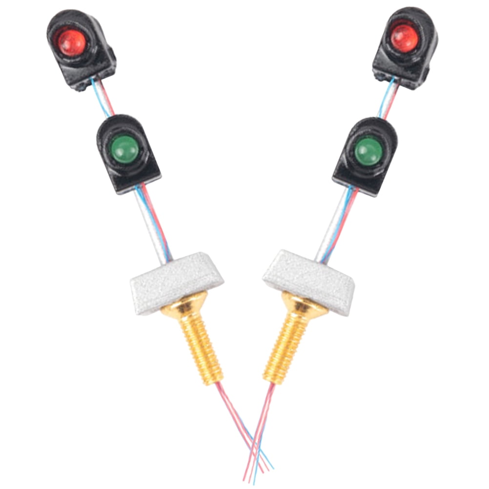 Raindrops 2Pcs Road Signal Light Model Sand Table Building Material ...