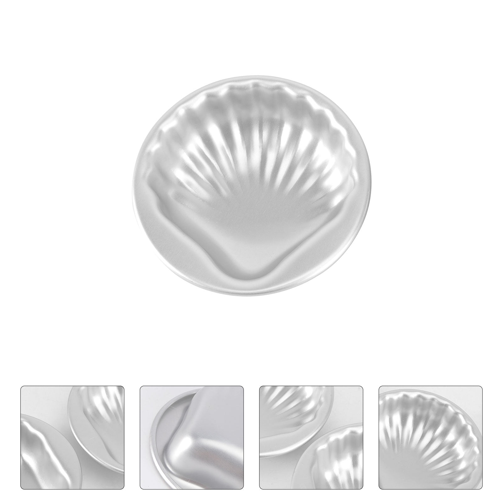 Raindrops 2Pcs Sea Shell Shaped Cake Moulds for Heat Resistance and ...