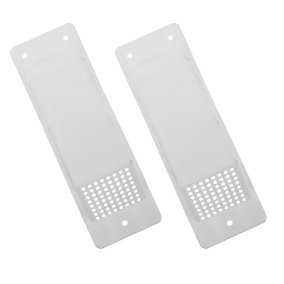 Raindrops 2Pcs Shipping Container Vent Covers White ABS Plastic Air ...