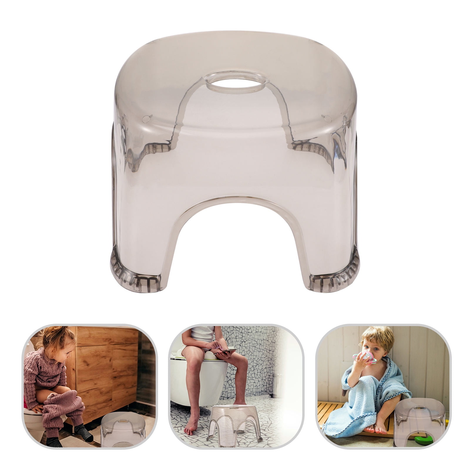 Raindrops 2Pcs Stepping Stool Plastic Foot Stool for Bathroom Use ...