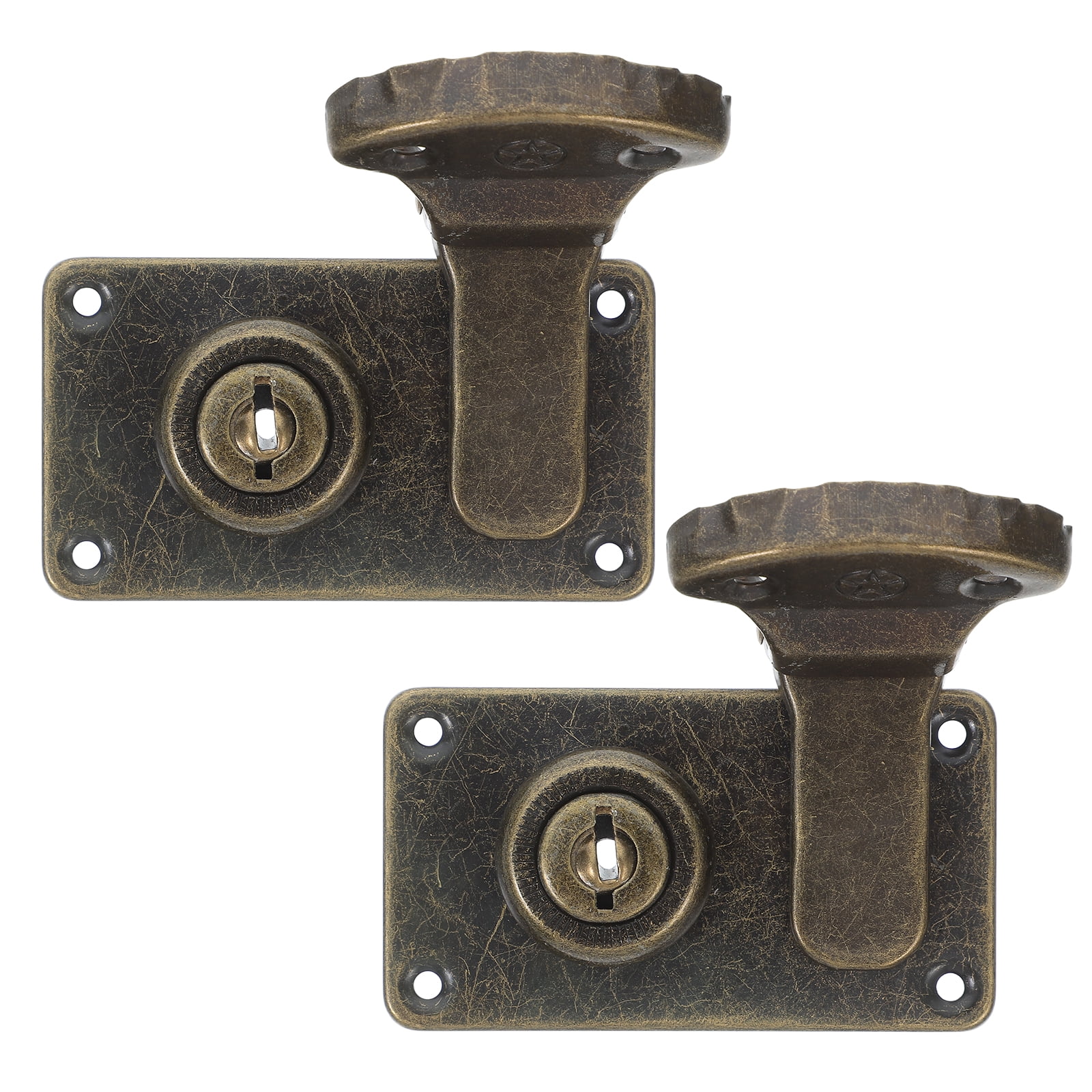 Raindrops 2Pcs Suitcase Lock Hasps Modern Latch Iron Bronze Decorative ...