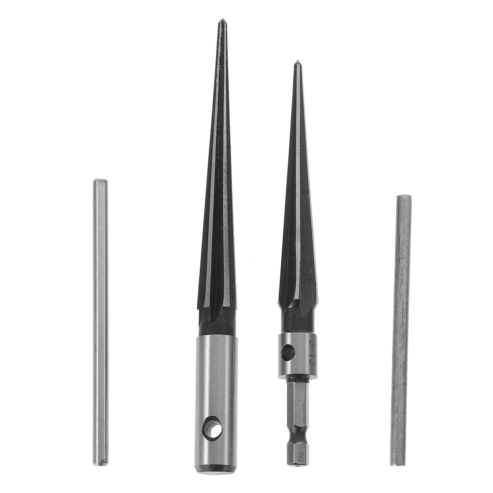 Raindrops 2Pcs T-Handle Tapered Fluted Chamfer Reaming Cutter Steel for ...