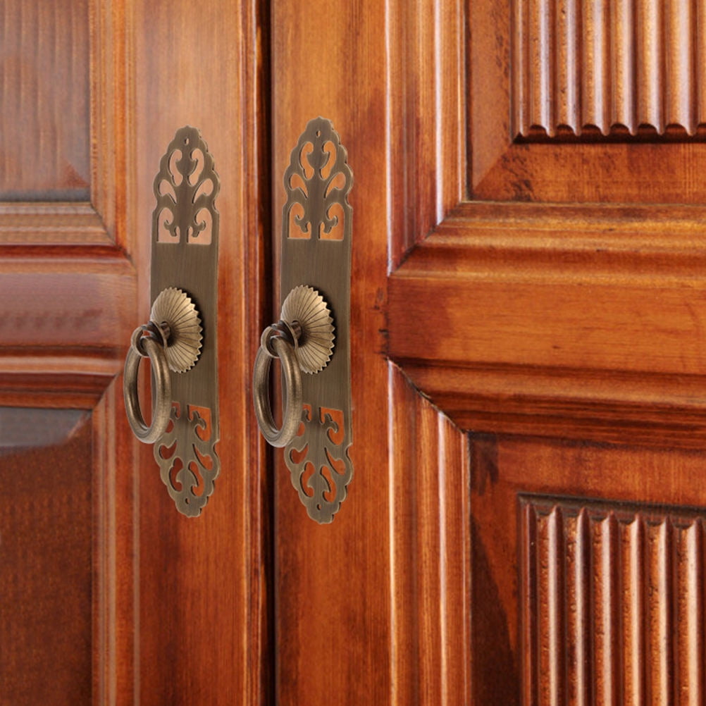 Raindrops 2Pcs Vintage Style Pulls Handle Bookcase Wardrobe Drawer ...