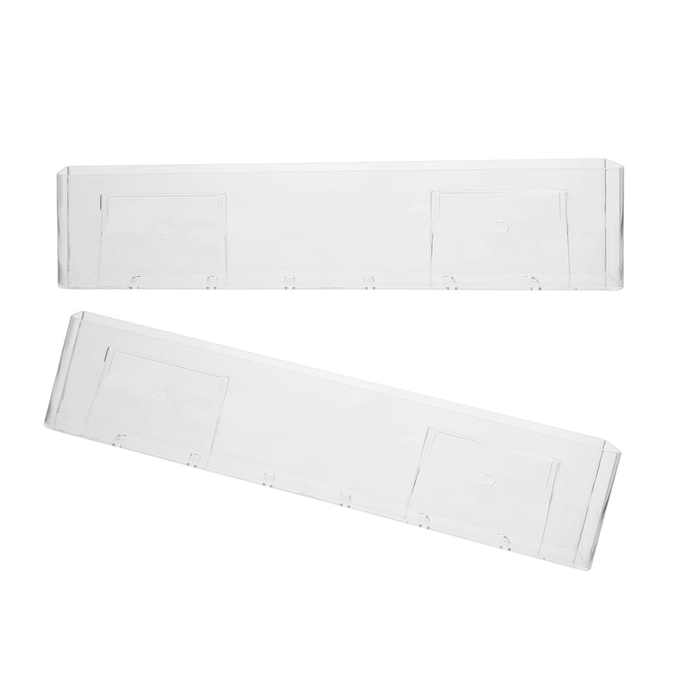 Raindrops 2Pcs Wall Mount CD Record Holder Vinyl Record Shelves Record Album Display Holder ...