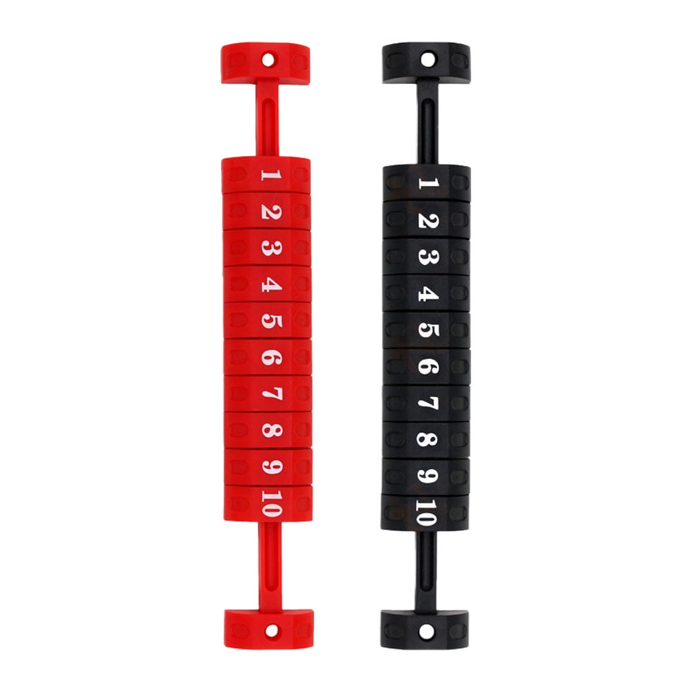 Raindrops 2Set Red Plastic Pool Table Score Counter for Table Soccer ...