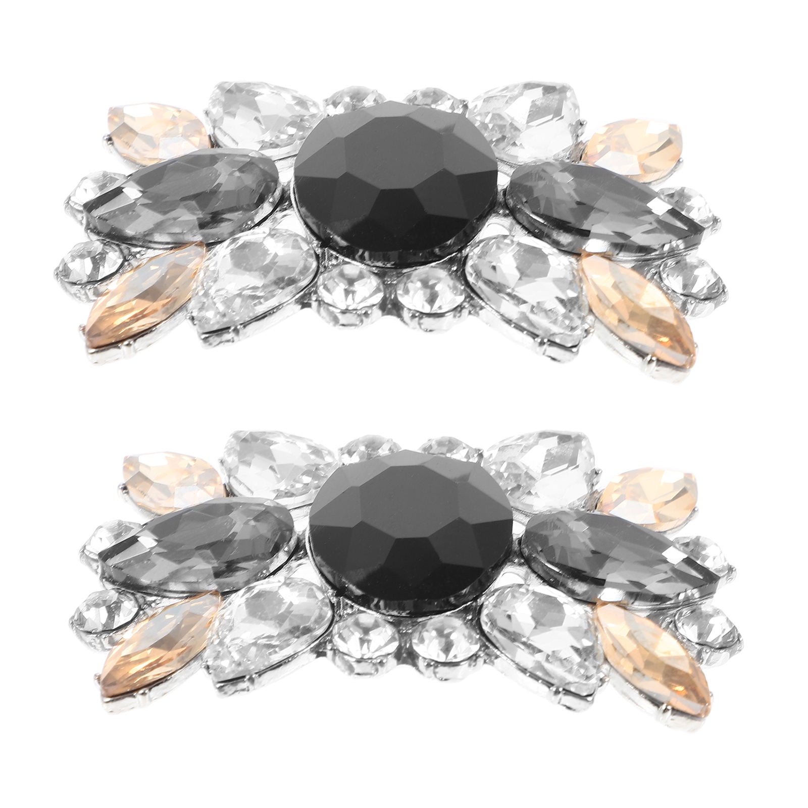 Raindrops 2Set Rhinestone Shoe Clips for Women Sophisticated Design for ...